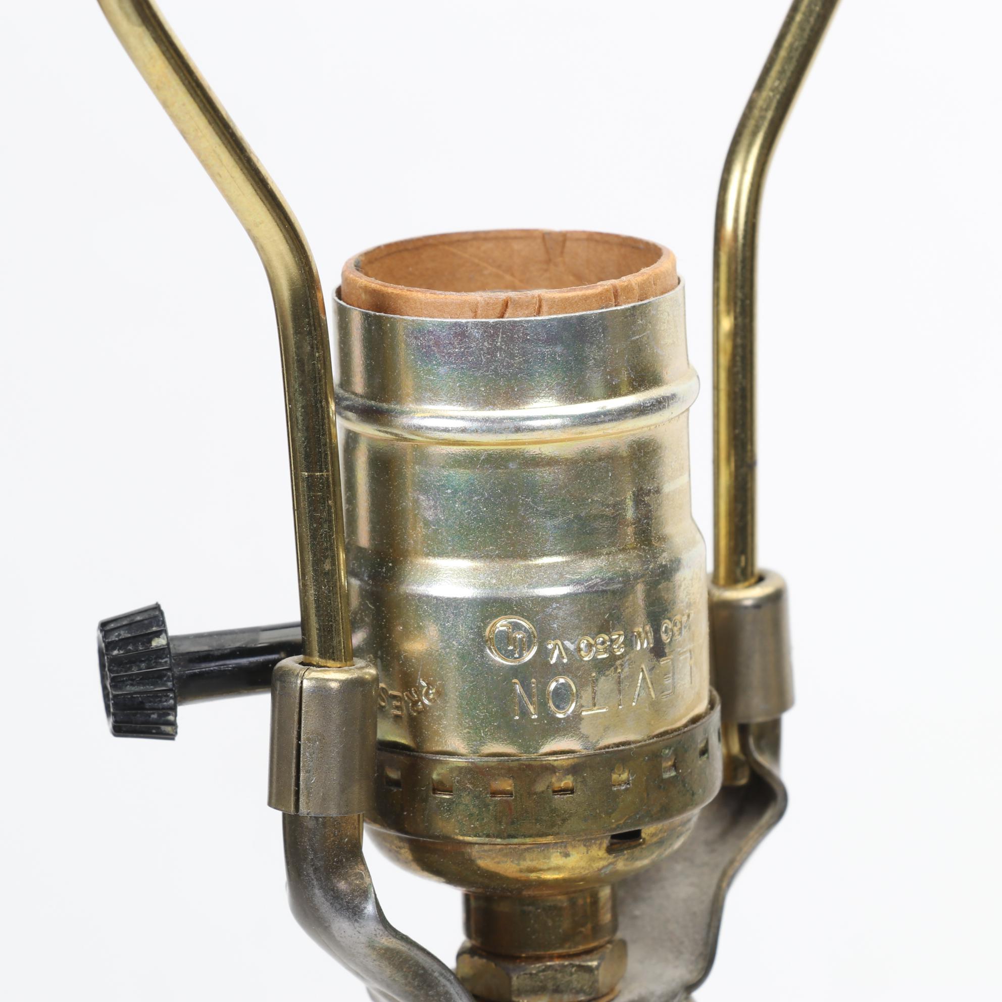 Pair of Baldwin Brass Federal Style Candlestick Table Lamps ...