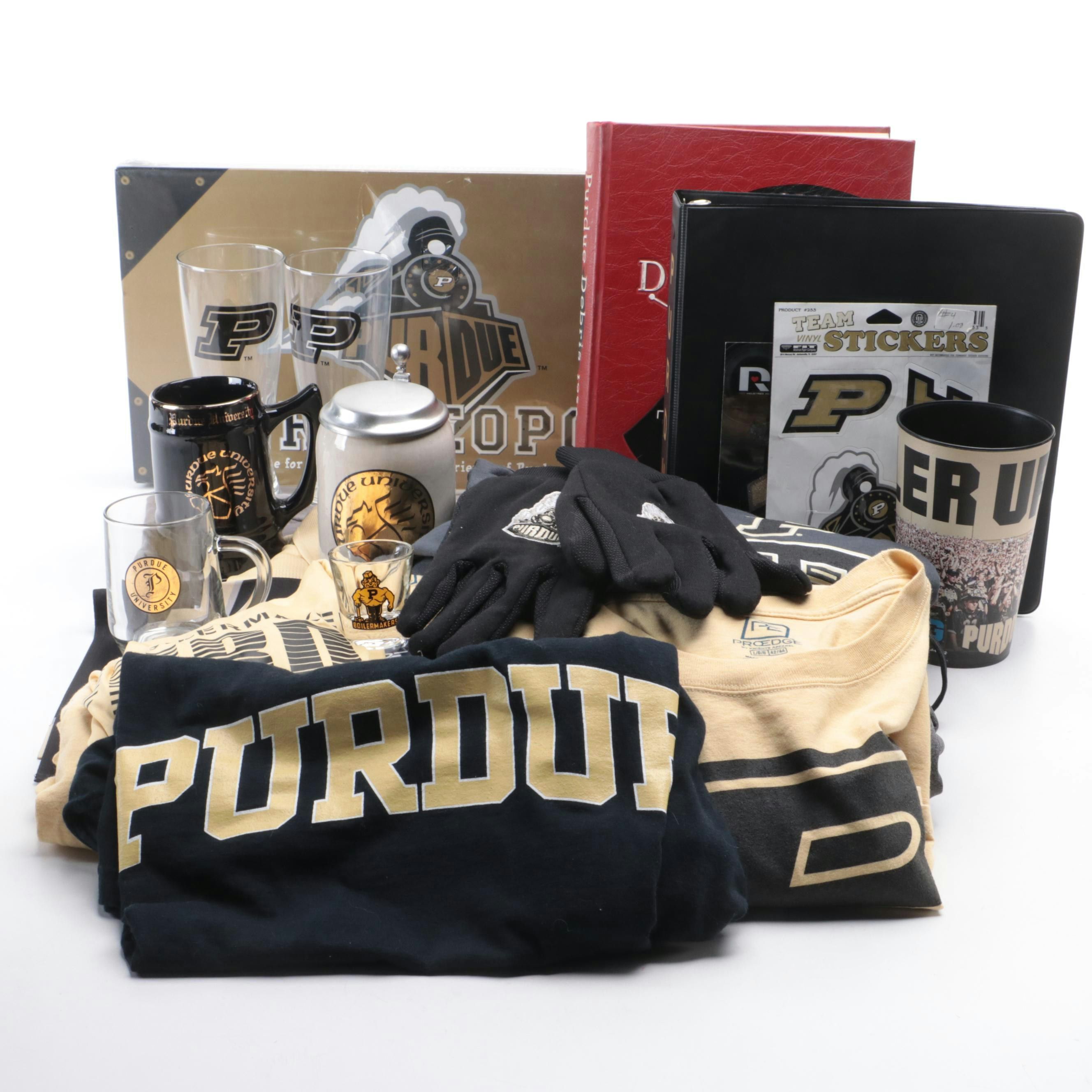 Purdue Hoodie, Binder, Shirts, Drinking Glasses, and More | EBTH