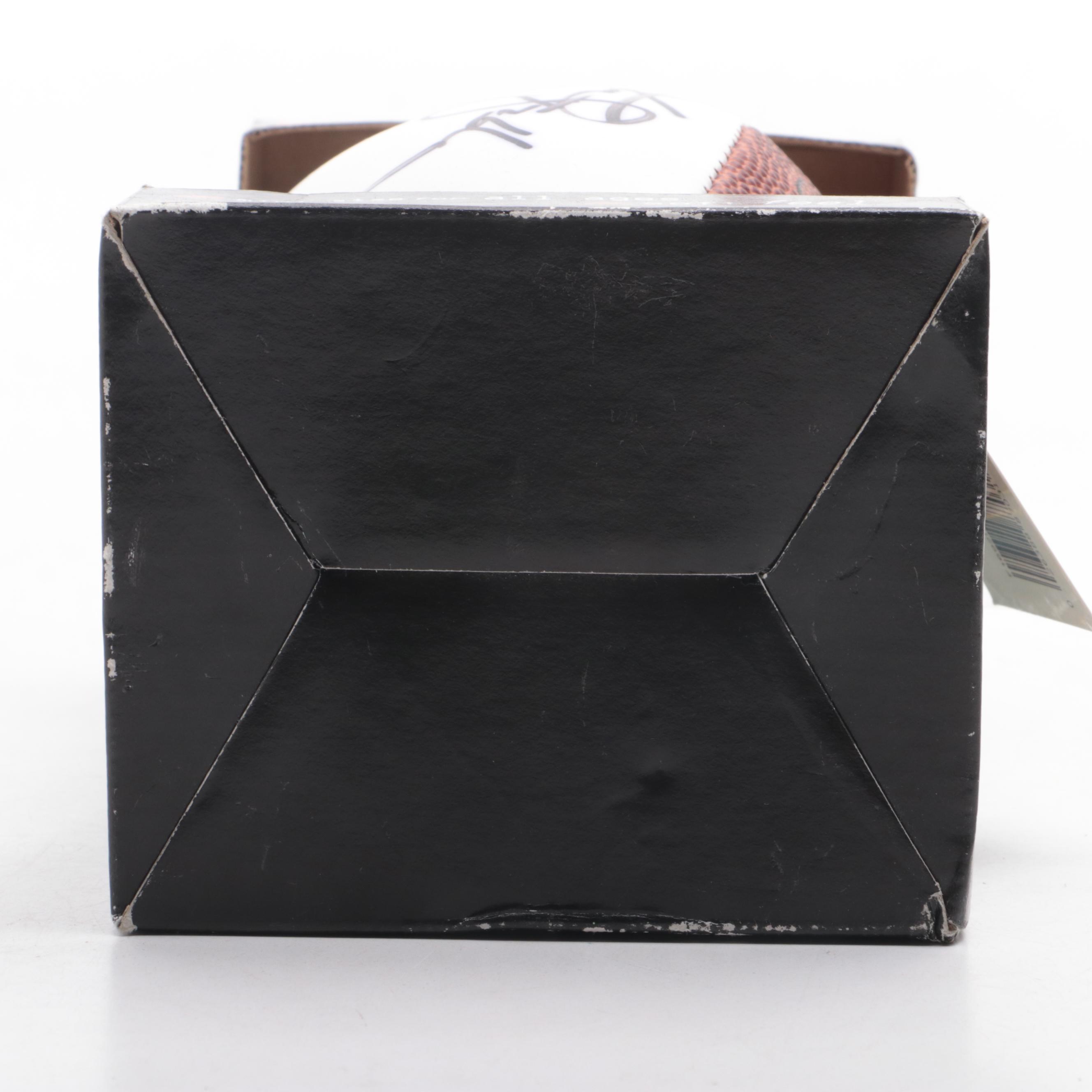 Archie Manning, Hank Stram, and Ken Stabler Signed Wilson Mini Football ...