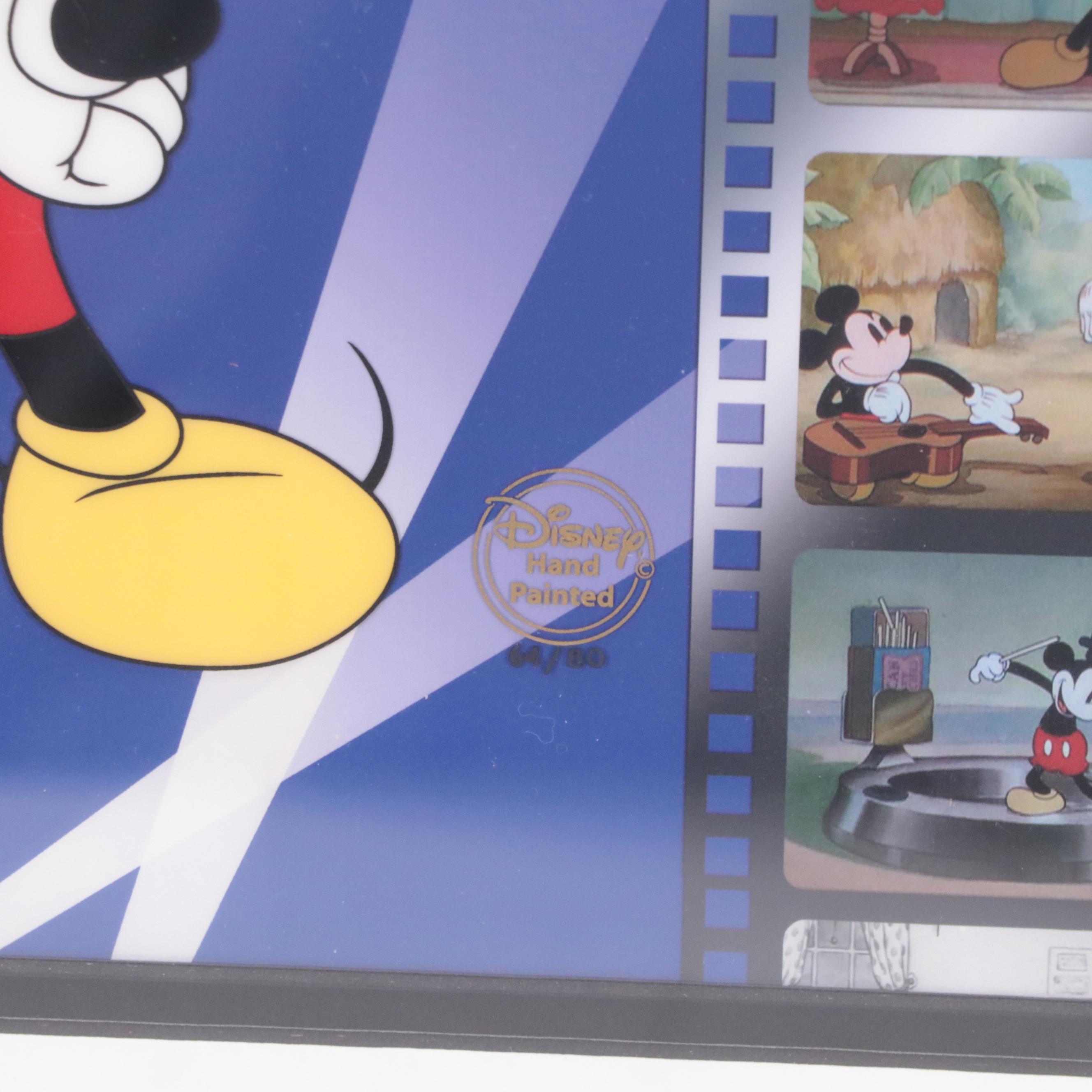 Disney Mickey Mouse Hand-Painted Sericel "Eighty Years of Ears," 2008 ...