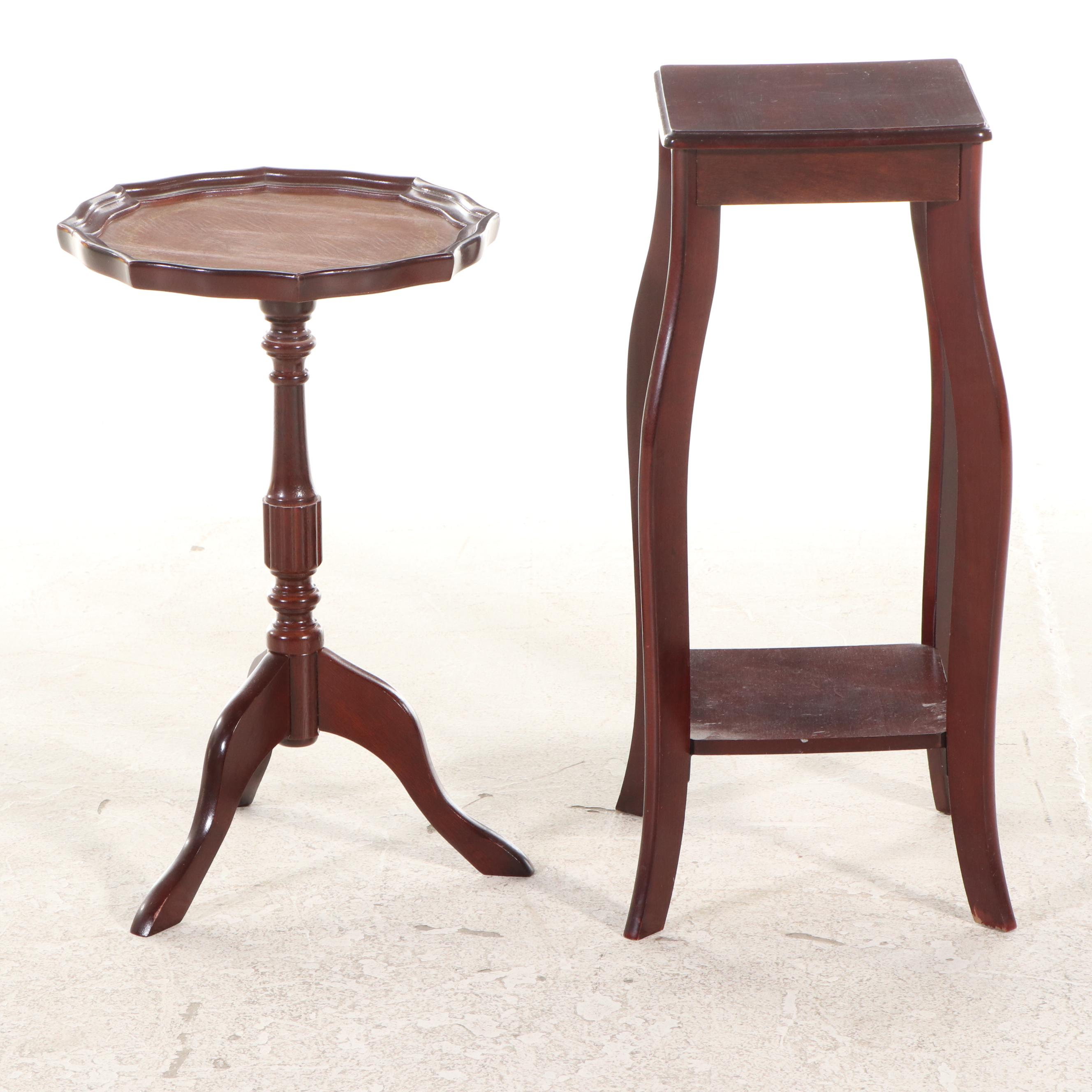 Federal Style Mahogany Tilt-Top Tables with Other Drinks Table and ...