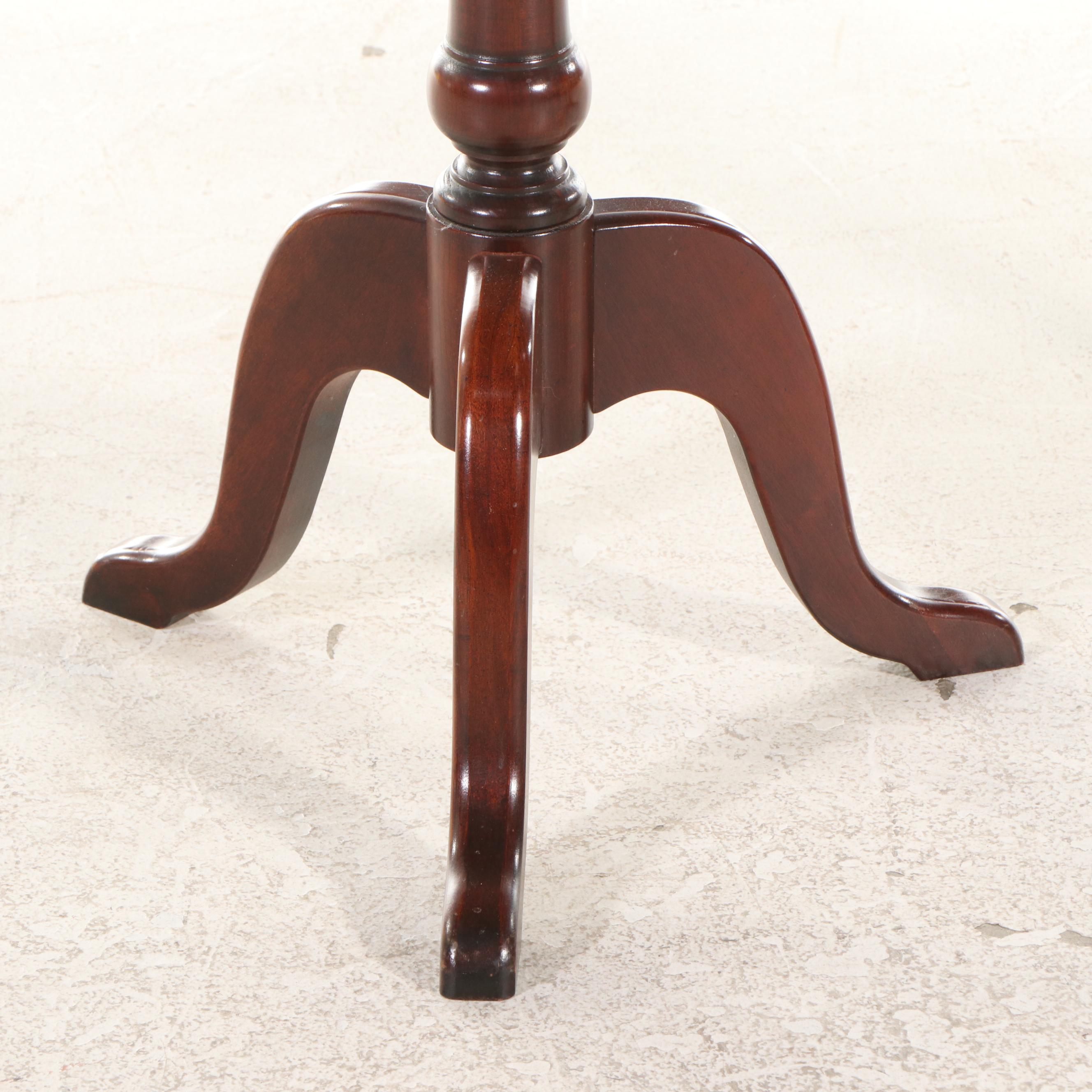 Federal Style Mahogany Tilt-Top Tables with Other Drinks Table and ...