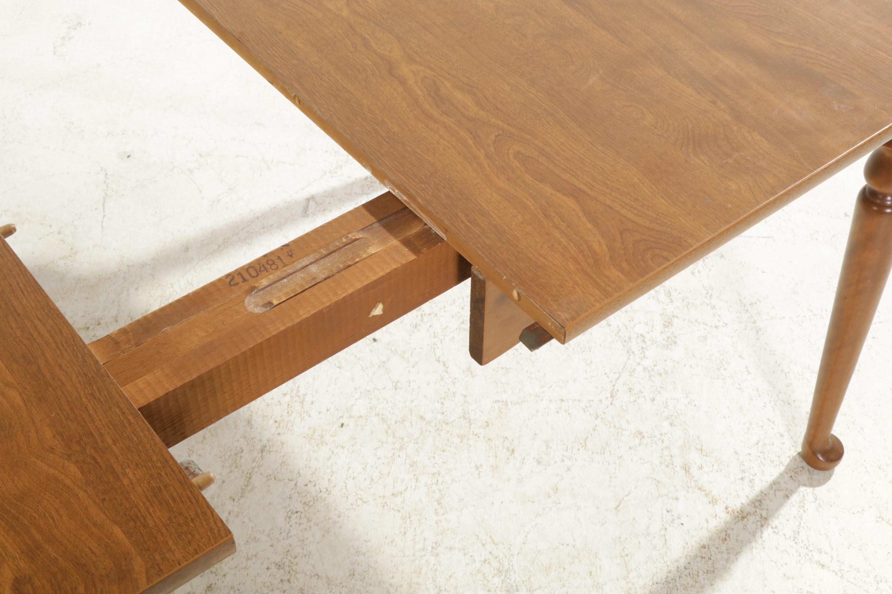 Ethan Allen American Primitive Style Maple Seven-Piece Dining Set | EBTH