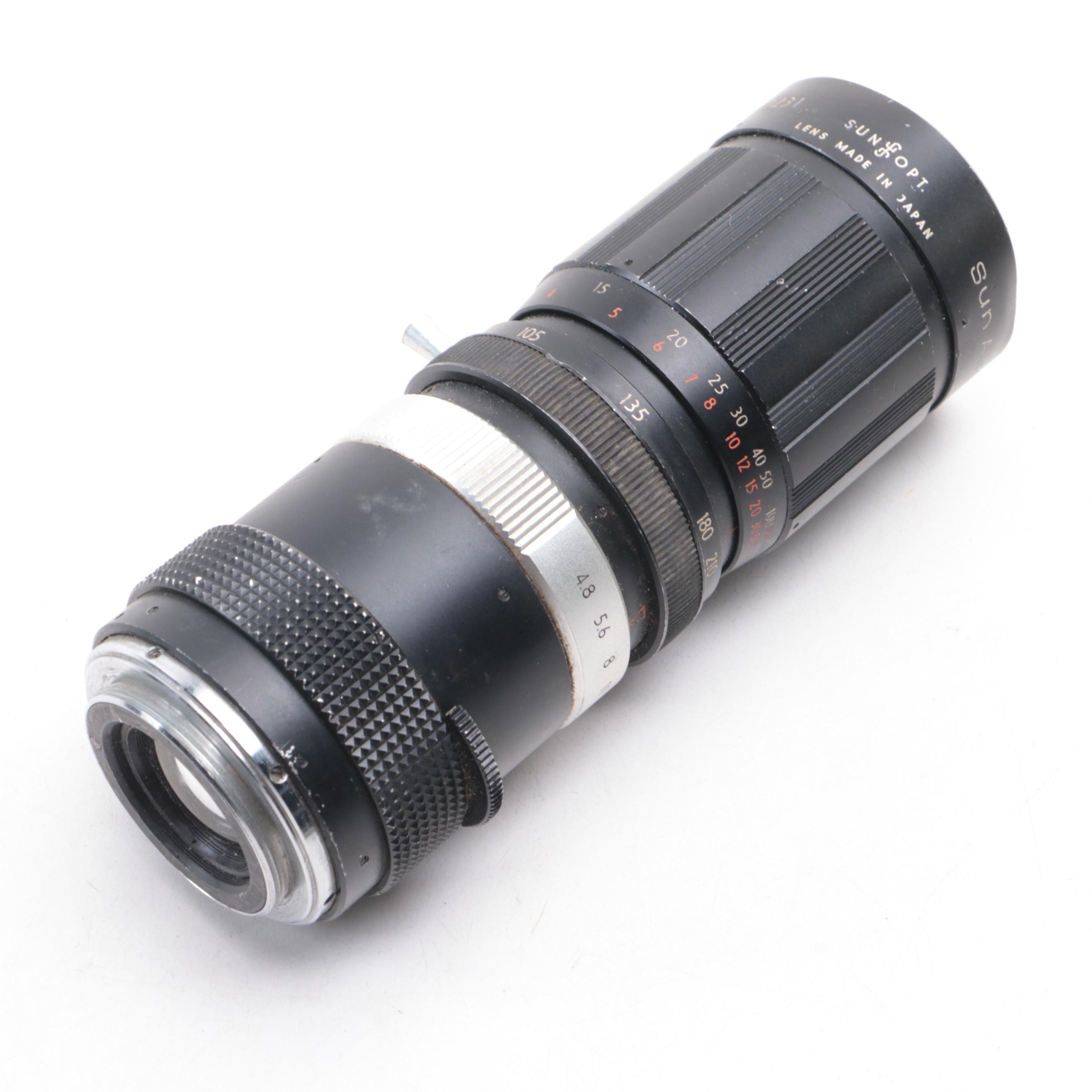 800-2000mm Skyview, Komuranon 925, Sun Auto Tele-Zoom and More Camera ...