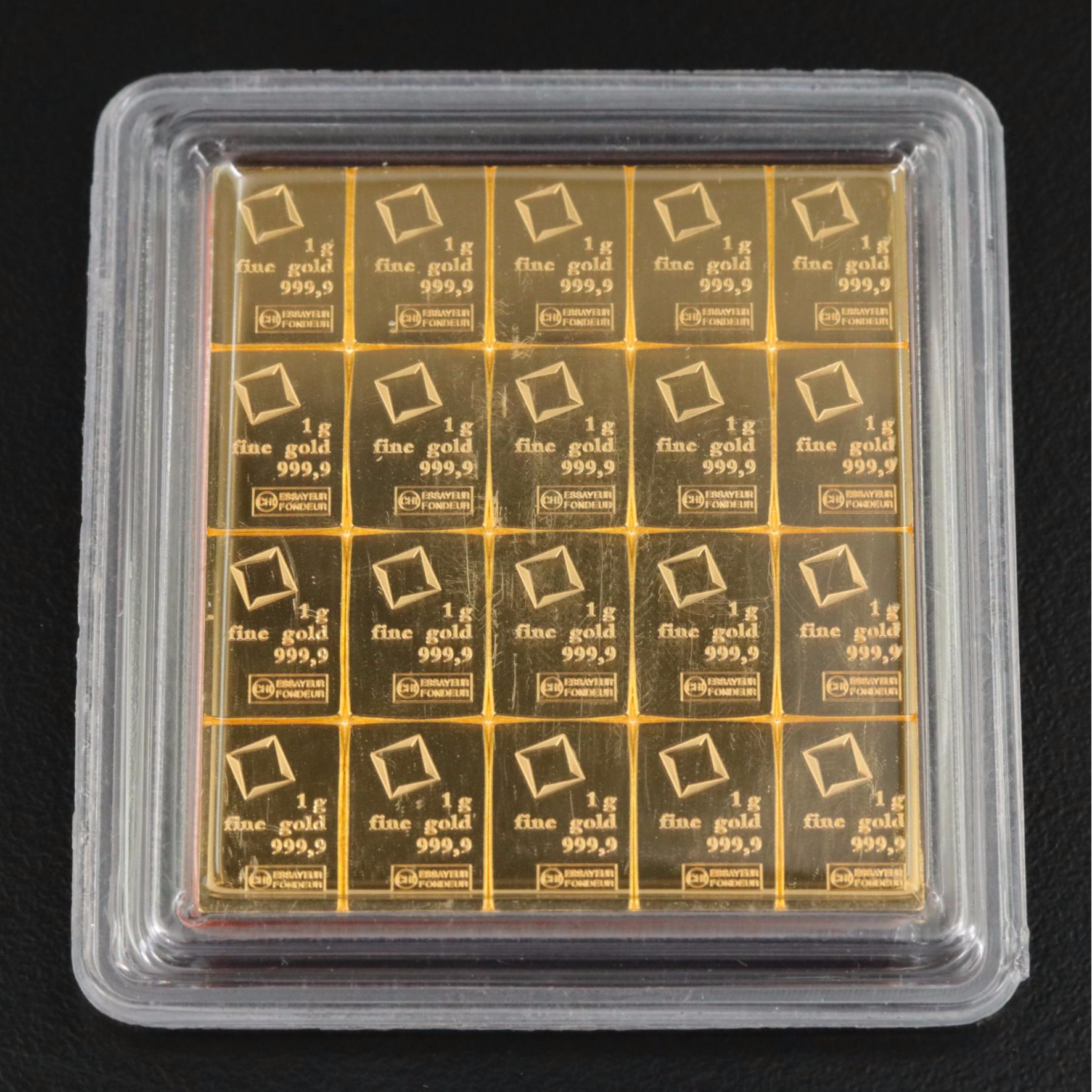 Valcambi Suisse 20 Gram .9999 Fine Gold CombiBar | Everything But The House