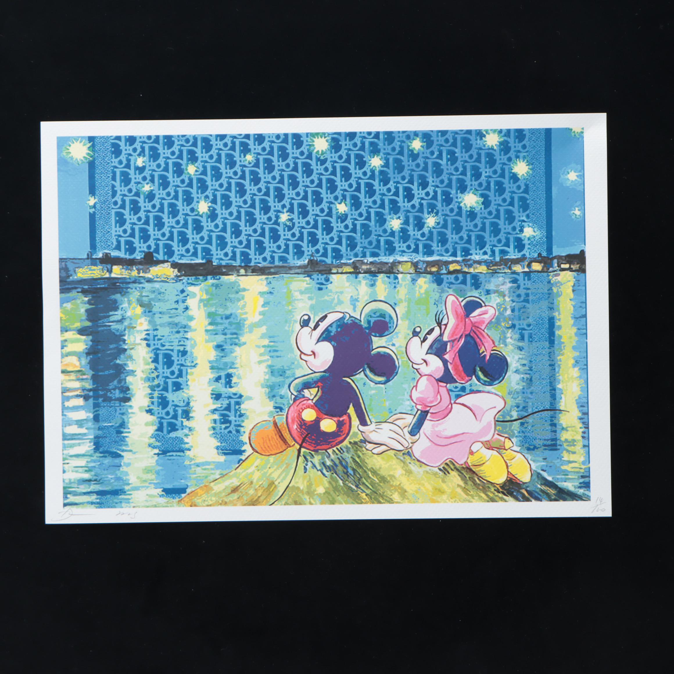 Death NYC Pop Art Graphic Print Featuring Mickey Mouse and Minnie Mouse ...