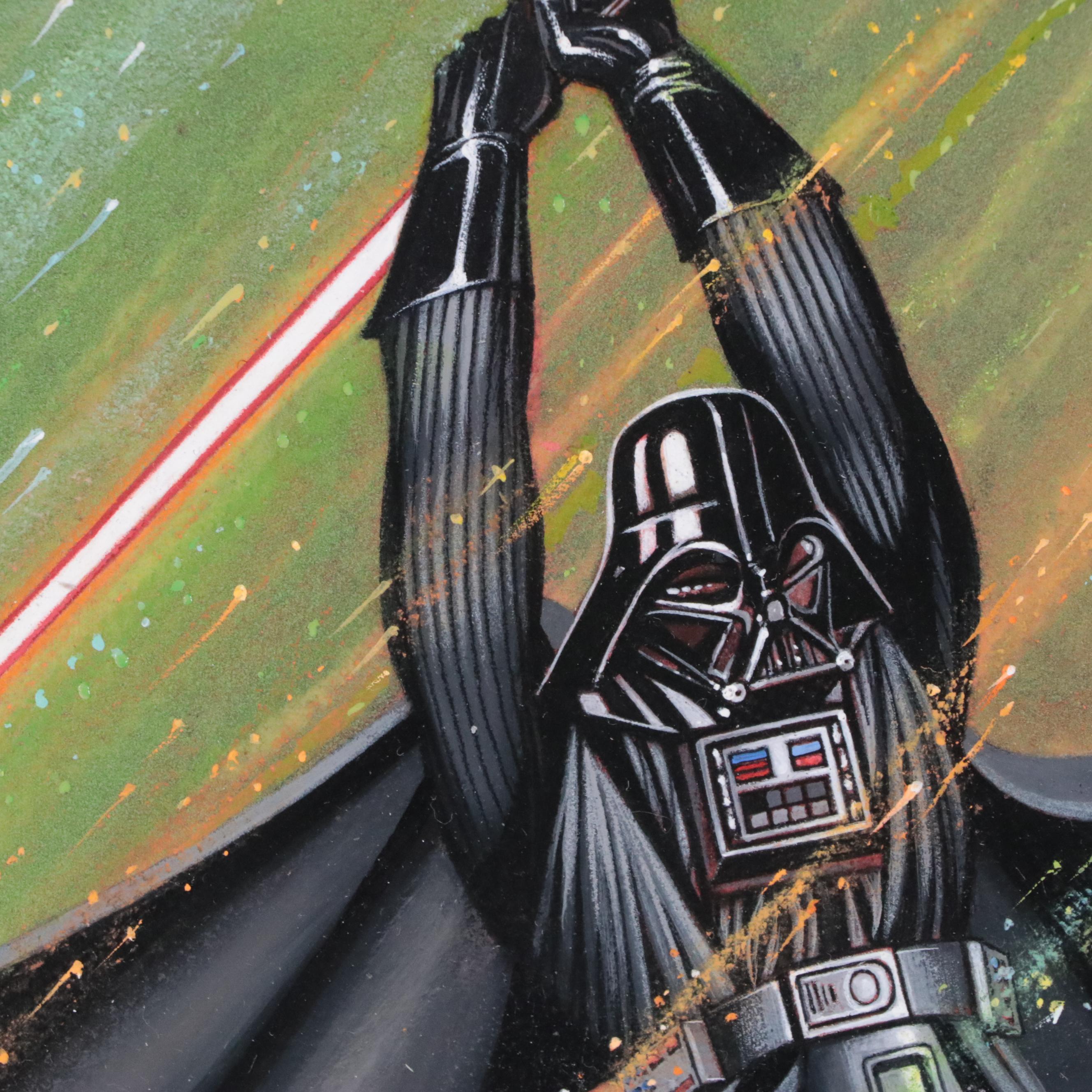 David Michael Beck Mixed Media Comic Illustration | Everything But The ...