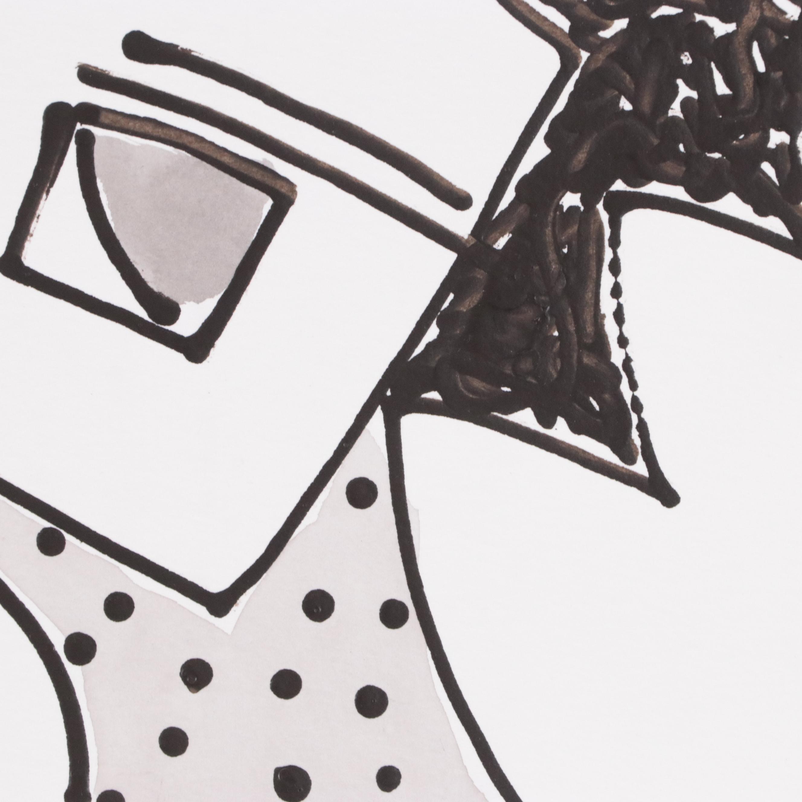 Stuart Fink Abstract Mixed Media Painting, Late 20th Century | EBTH