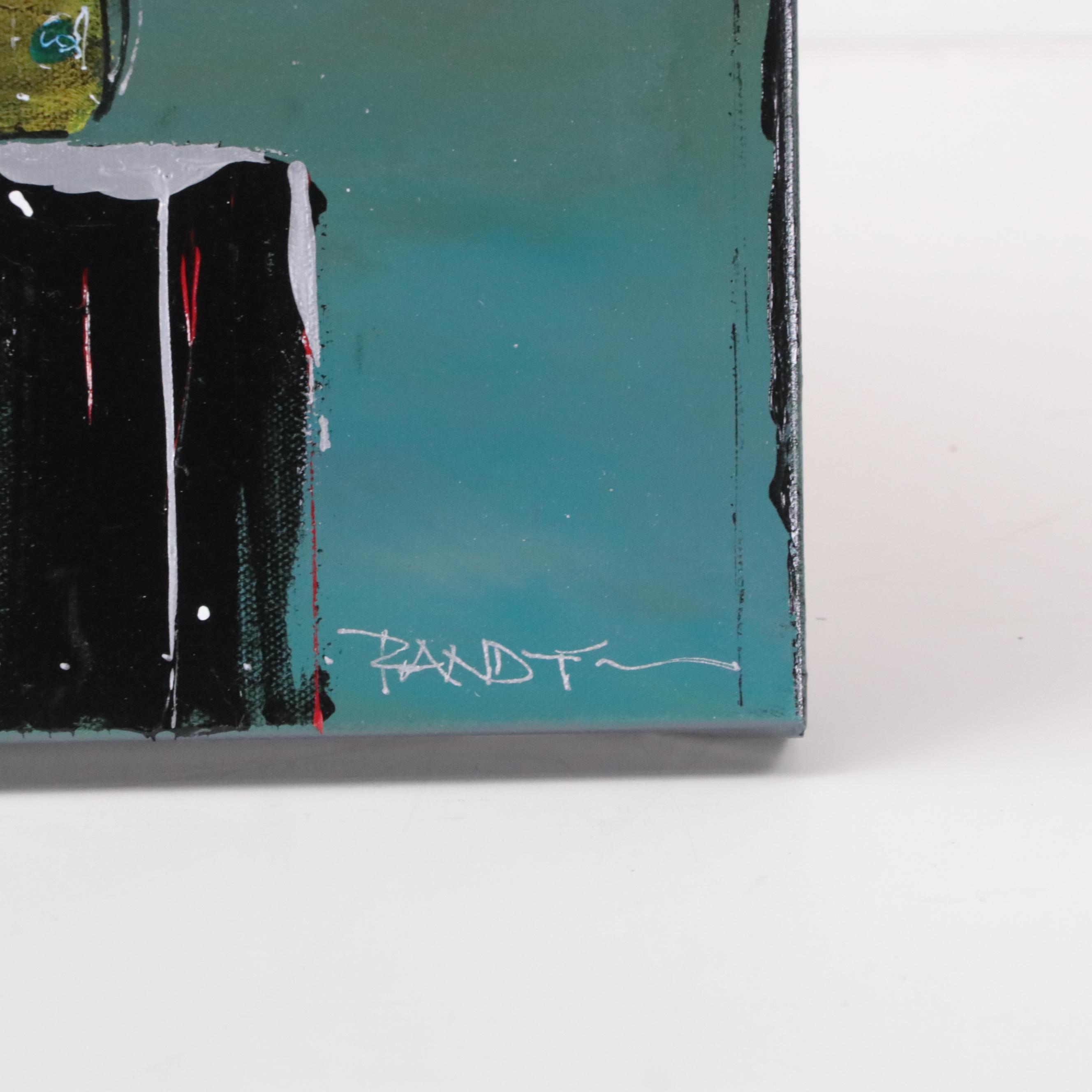 Randy Sorrel Acrylic Painting "Let's Read," 2023 | EBTH