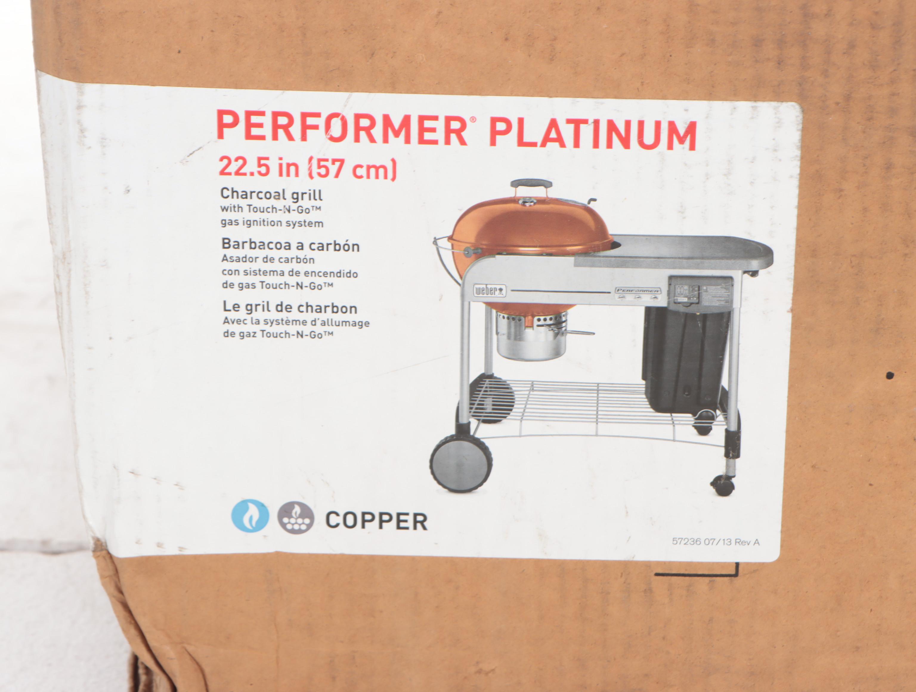 Weber Performer Platinum Charcoal Grill | Everything But The House