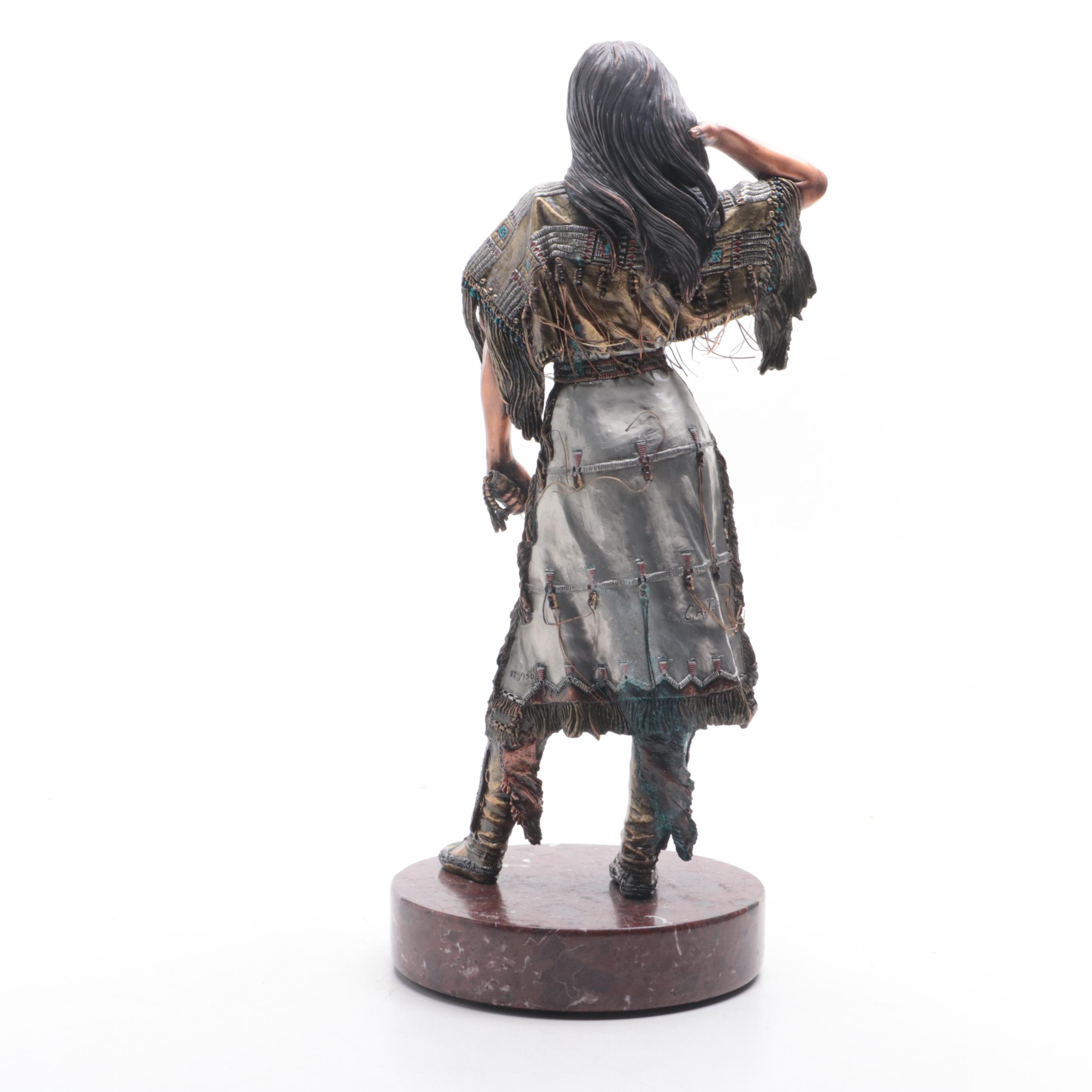 Christopher Pardell Bronze Sculpture "Wind On Still Water," 1995 | EBTH