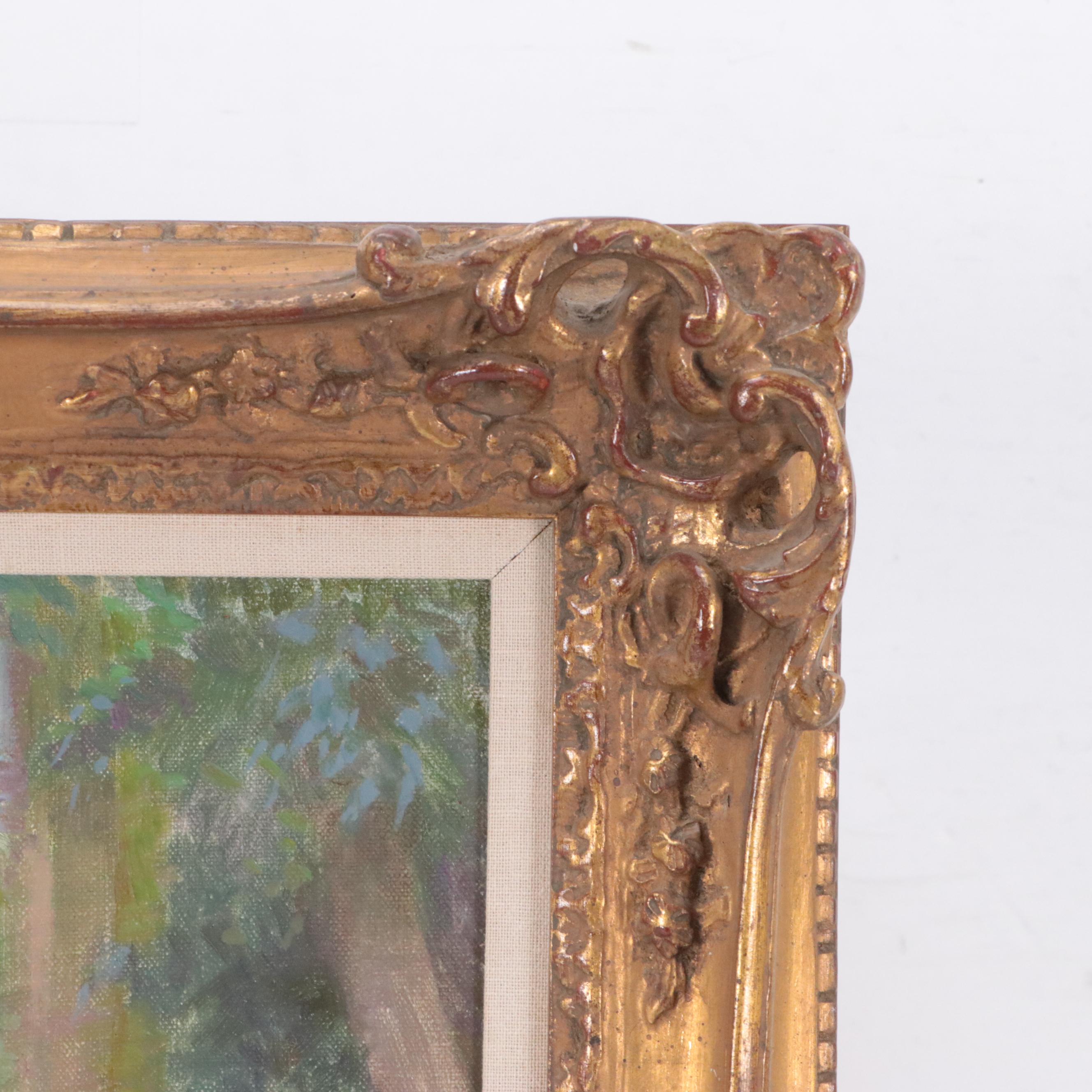 Carl Samson Landscape Oil Painting "Poplars, Giverny," 1994 | EBTH