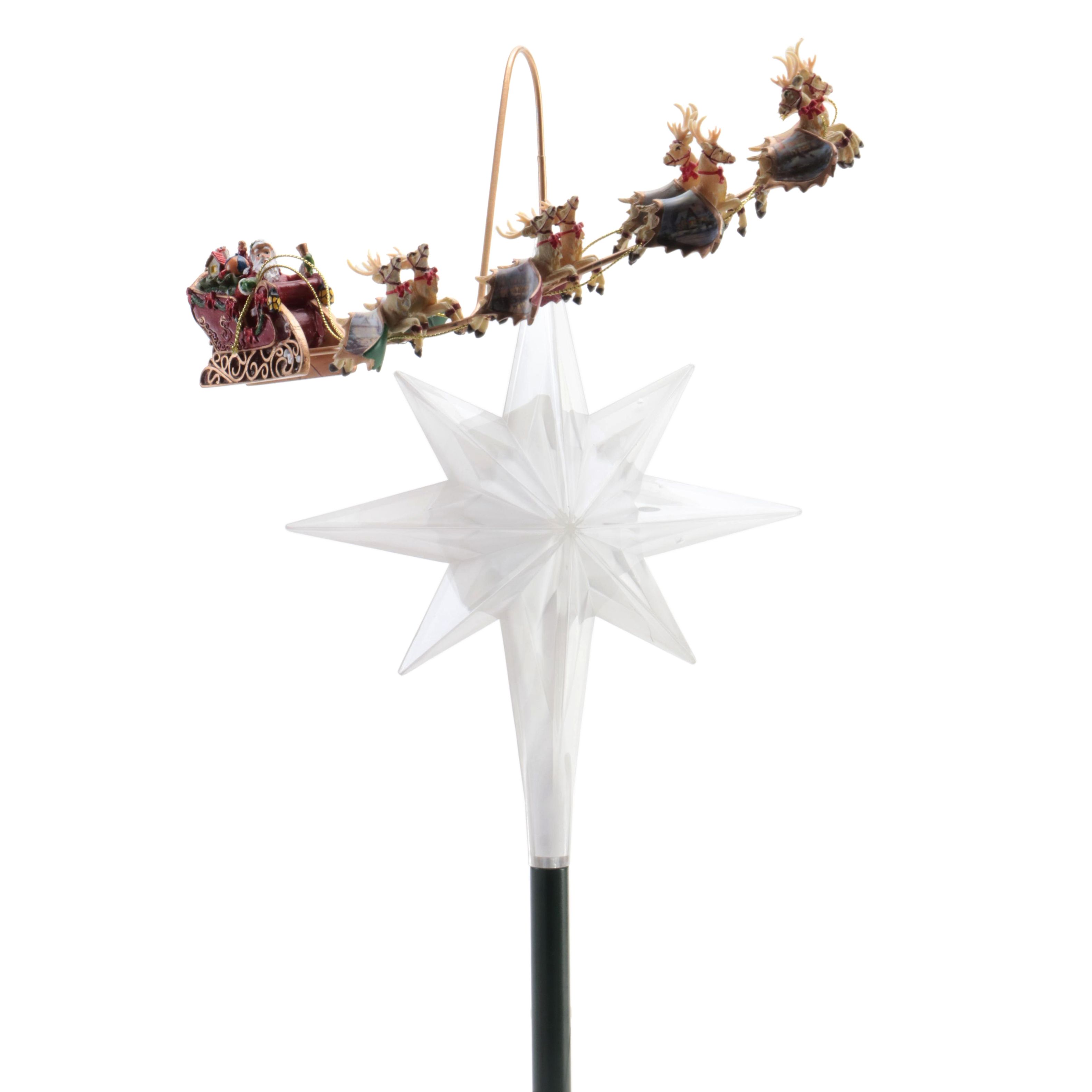 Thomas Kinkade Revolving Christmas Tree Topper | EBTH