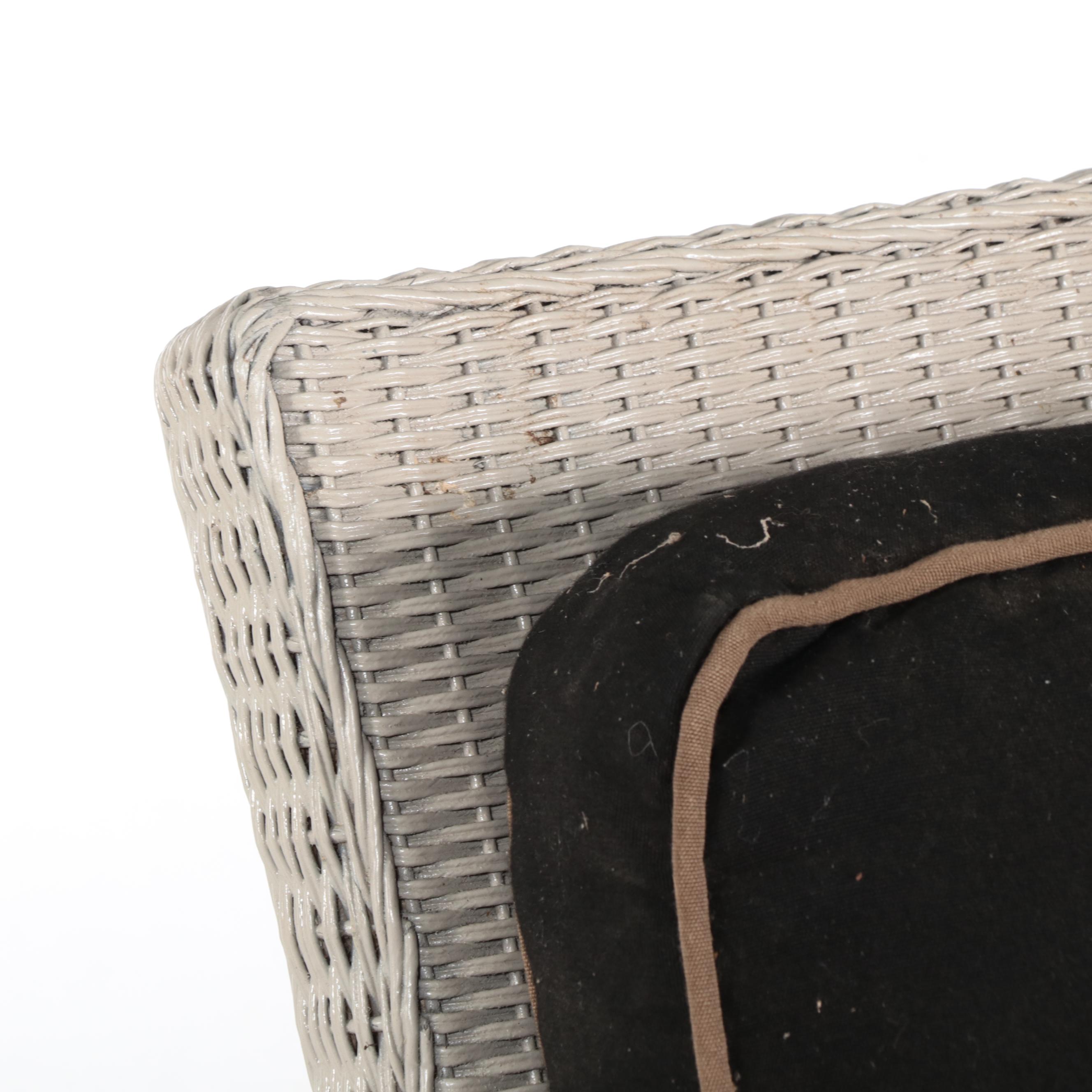 Lloyd Loom Lacquered Paper Rush Wicker Armchairs and Swivel Chairs | EBTH