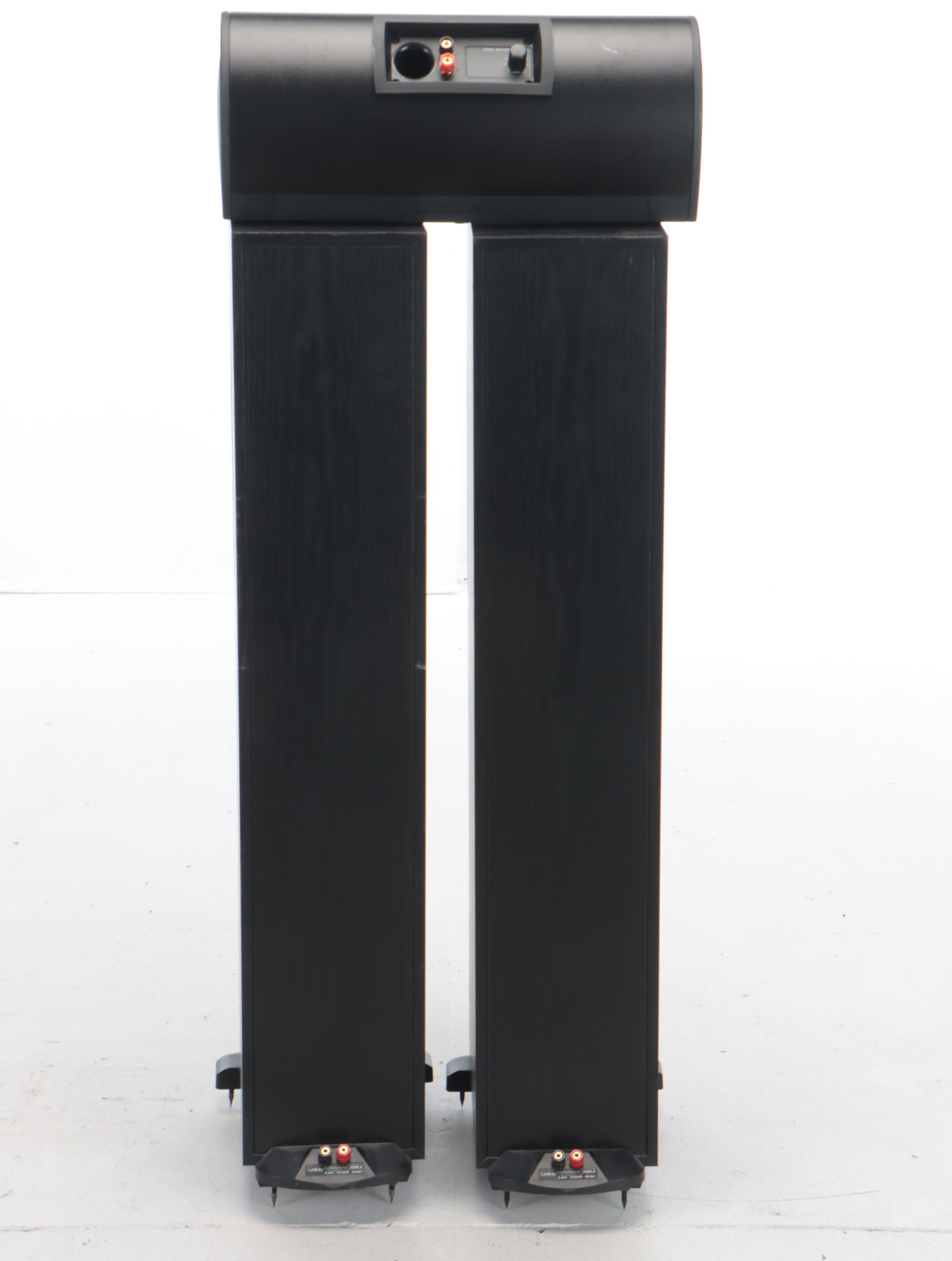 Infinity Reference 2000.6 Tower Speakers & Center Channel, 1990s | EBTH
