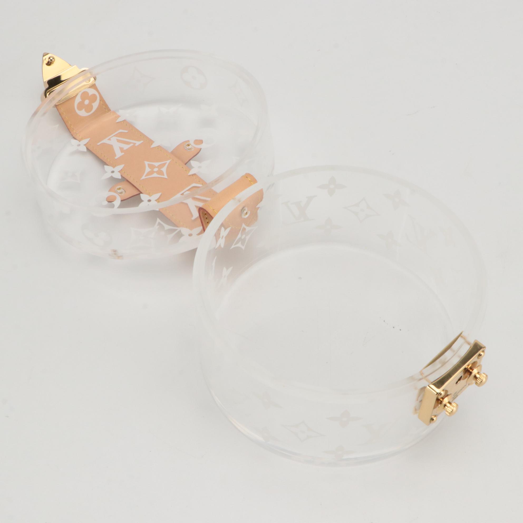 Louis Vuitton Scott Box in Monogram Printed Plexiglass, With Box ...