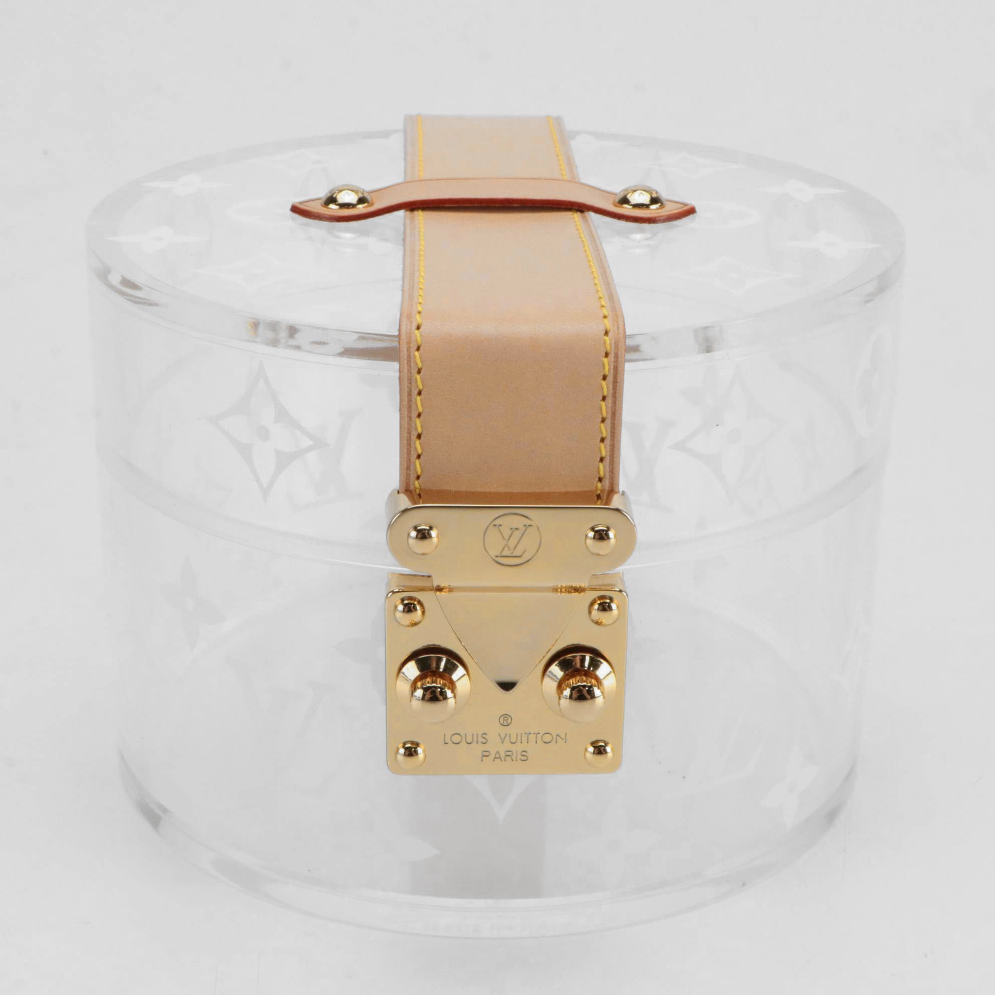 Louis Vuitton Scott Box in Monogram Printed Plexiglass, With Box ...