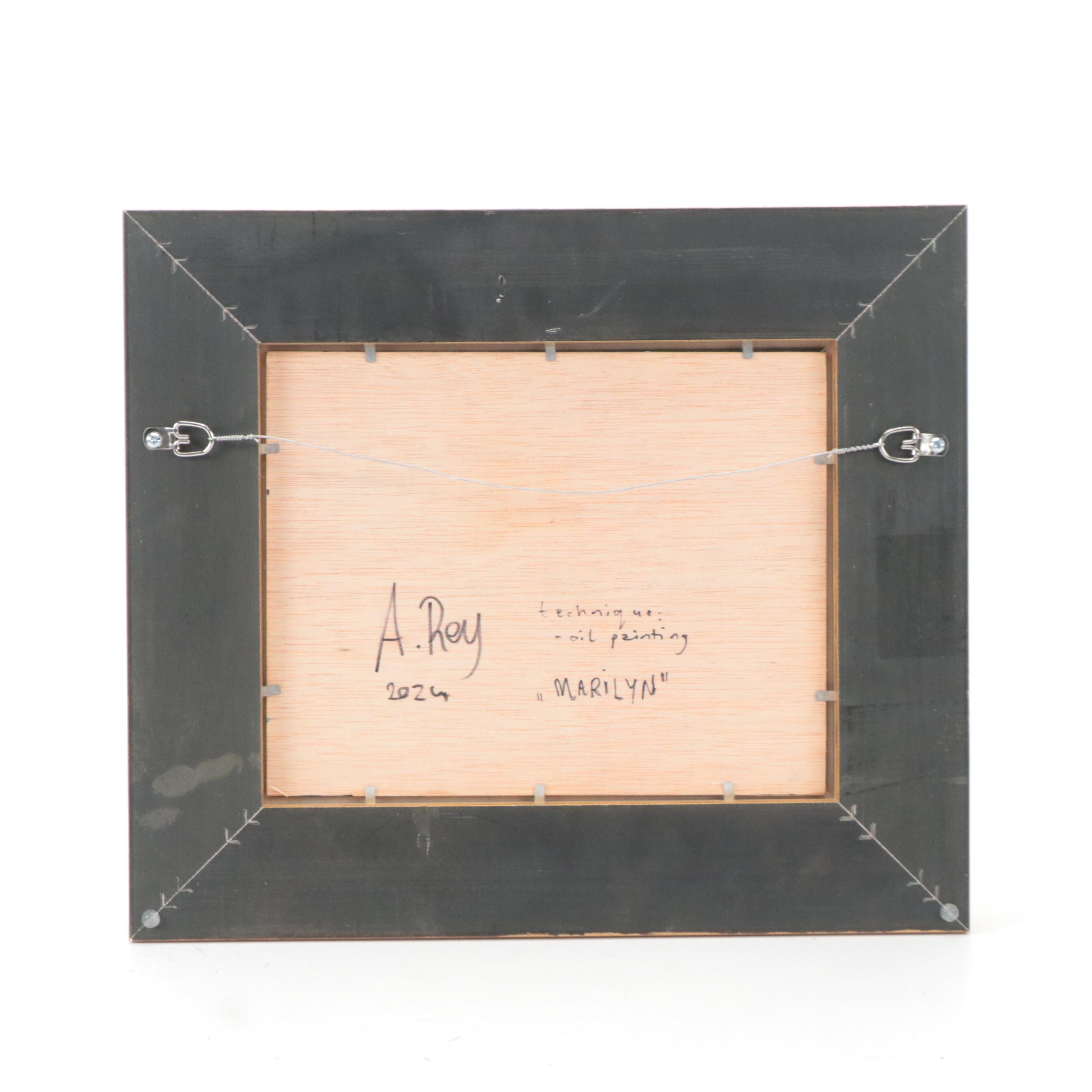 Agnes Rey Oil Painting of Marilyn Monroe, 2024 | EBTH