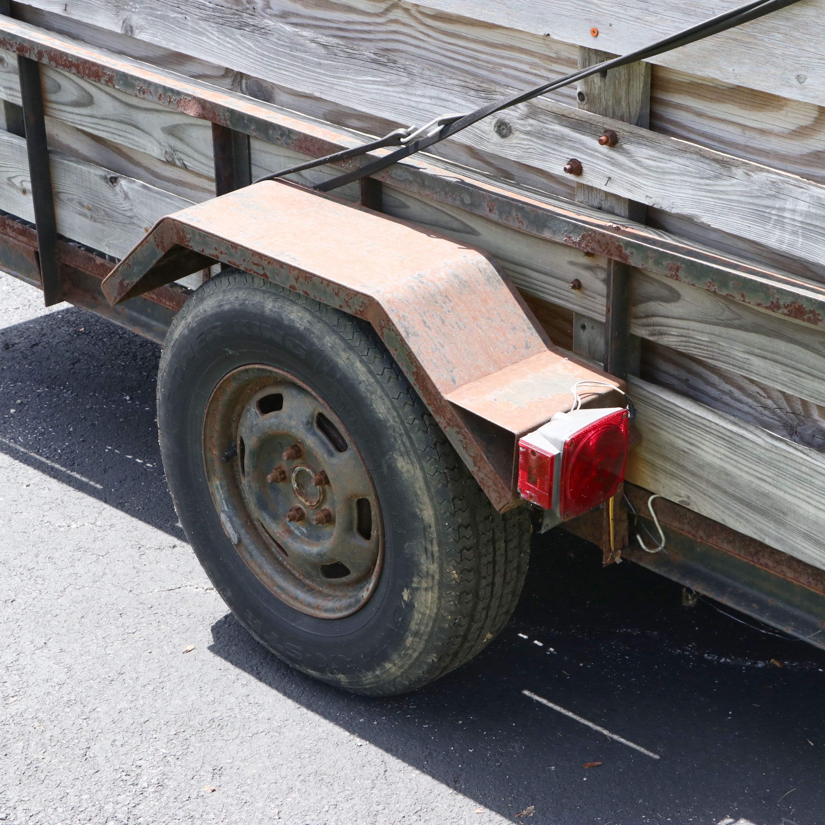 Custom Built Trailer 5' x 8' Bed, with Drop-down Gate | Everything But ...