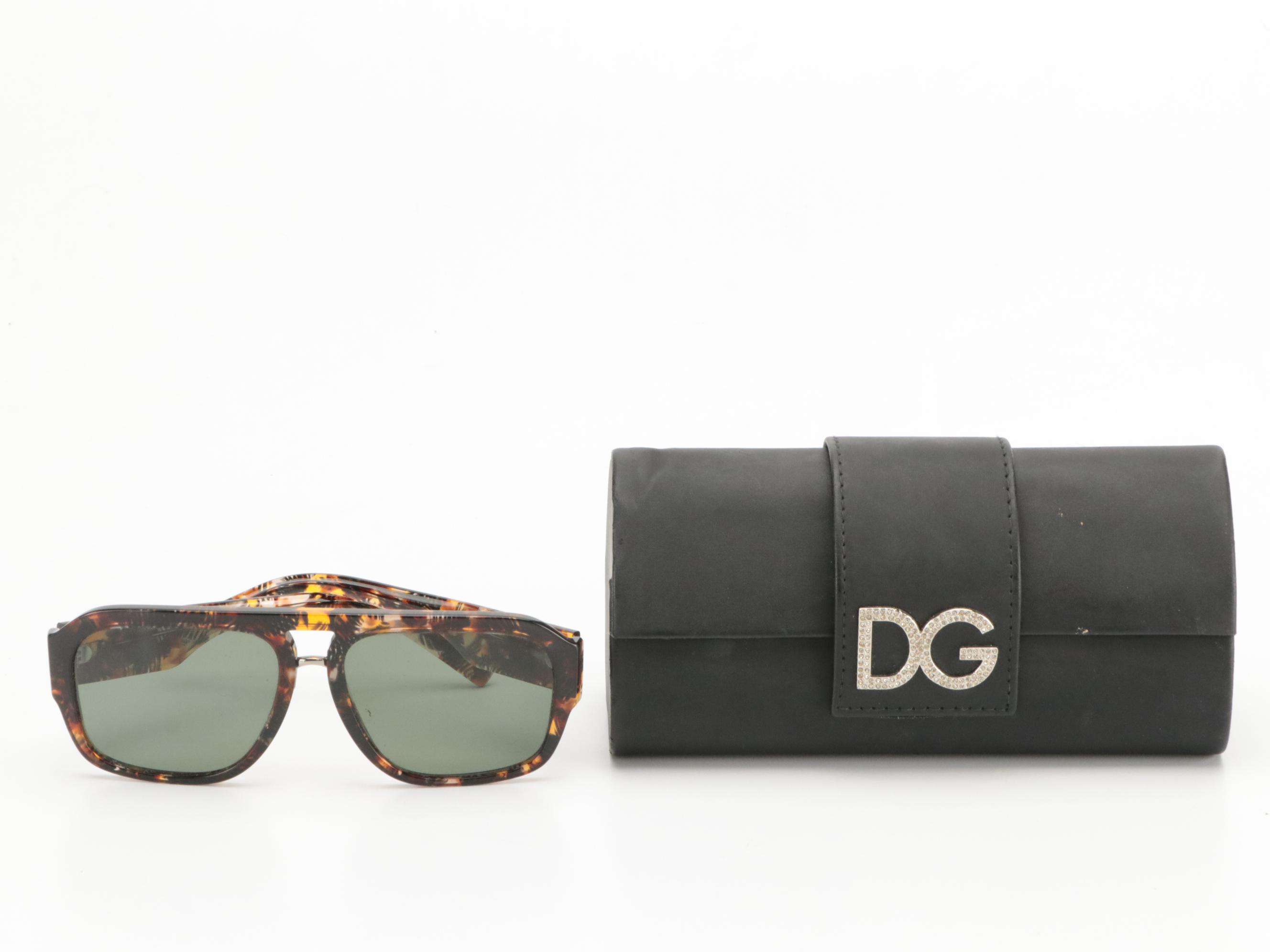 Dolce & Gabbana DG4403 Havana Polarized Sunglasses with Case ...