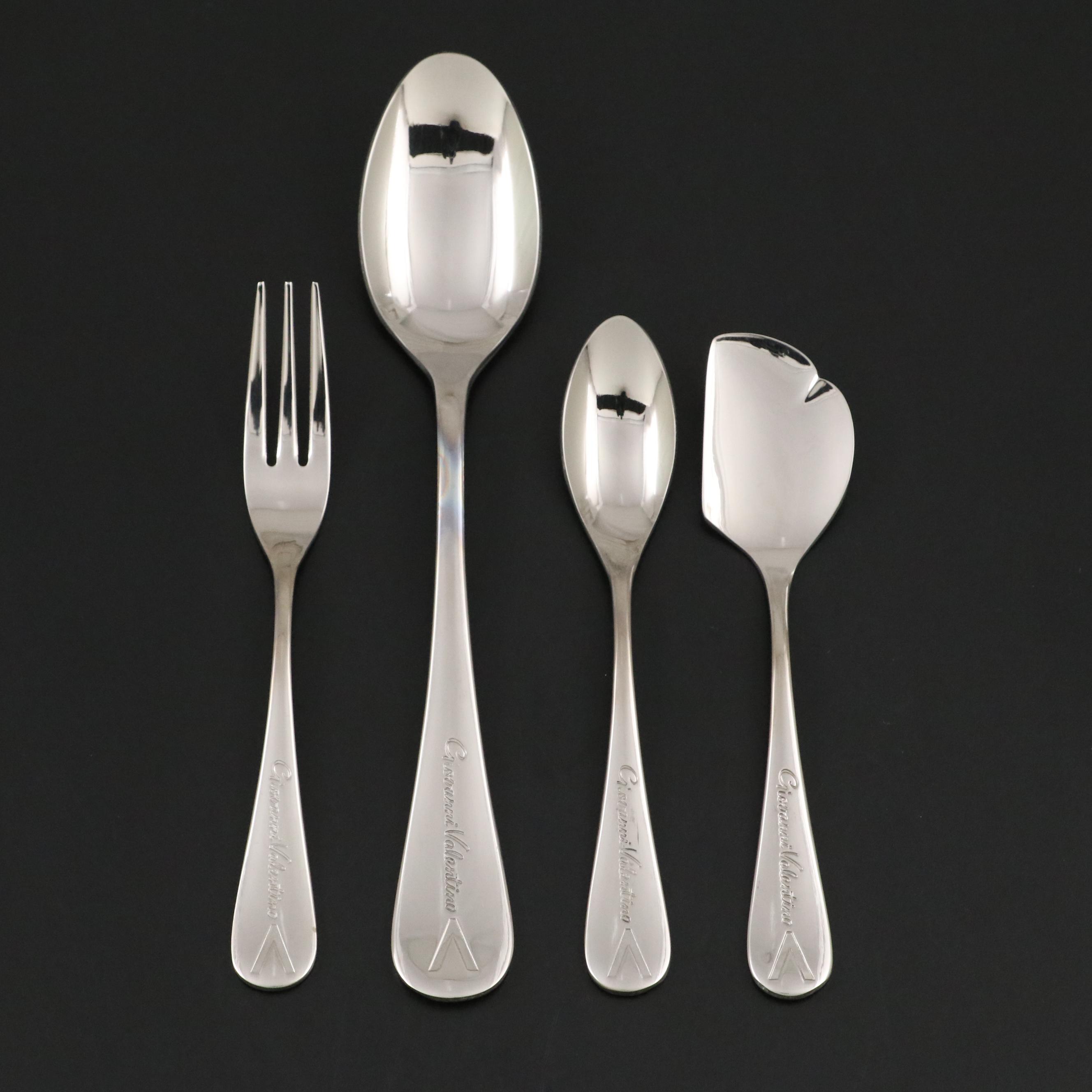 Italian Giovanni Valentino Stainless Steel Flatware | Everything But ...