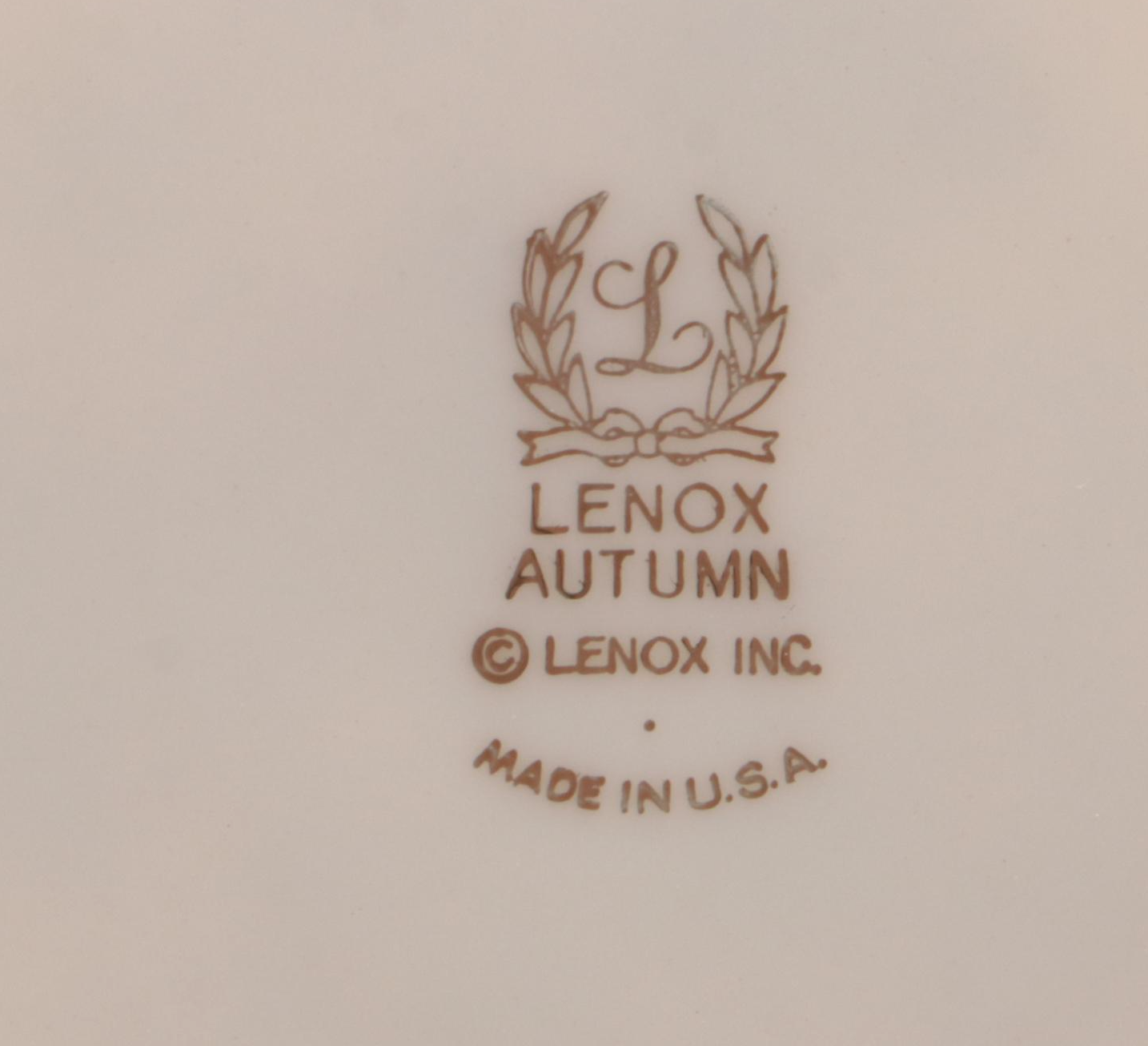 Lenox "Autumn" Porcelain Dinnerware | EBTH