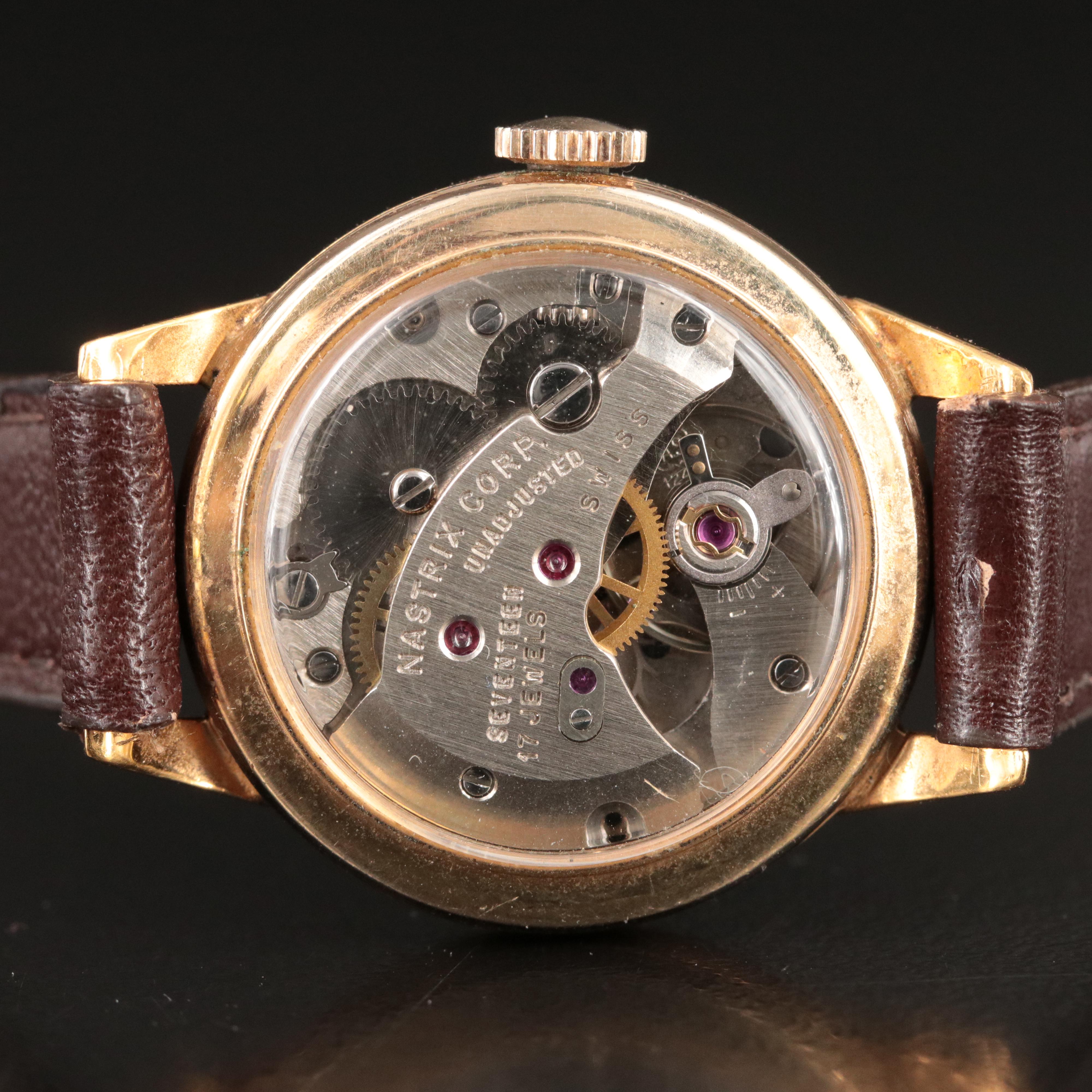 Ernest Borel Nastrix Kaleidoscope Stem Wind Watch | EBTH