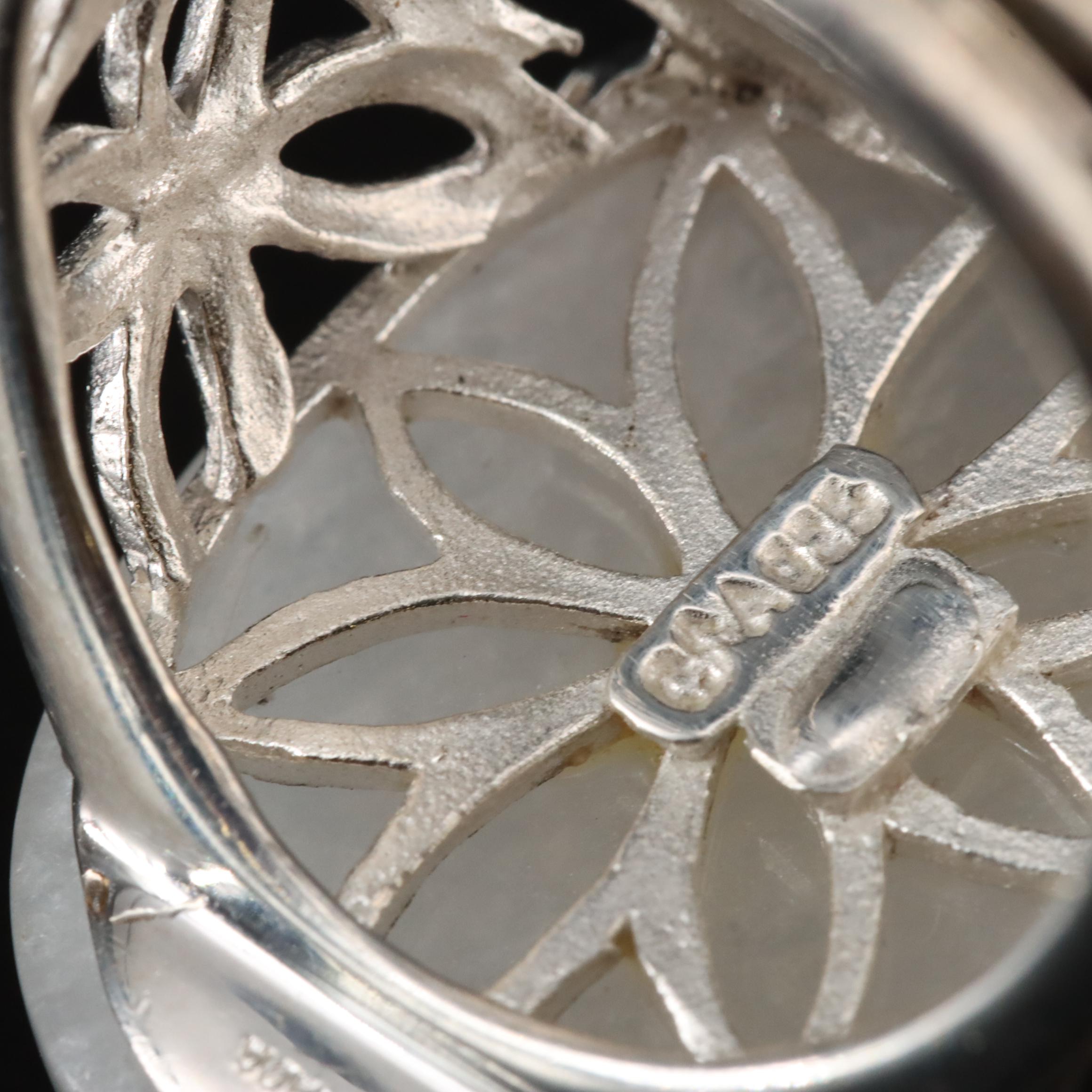 David Sigal Sterling Quartzite Floral Ring | EBTH