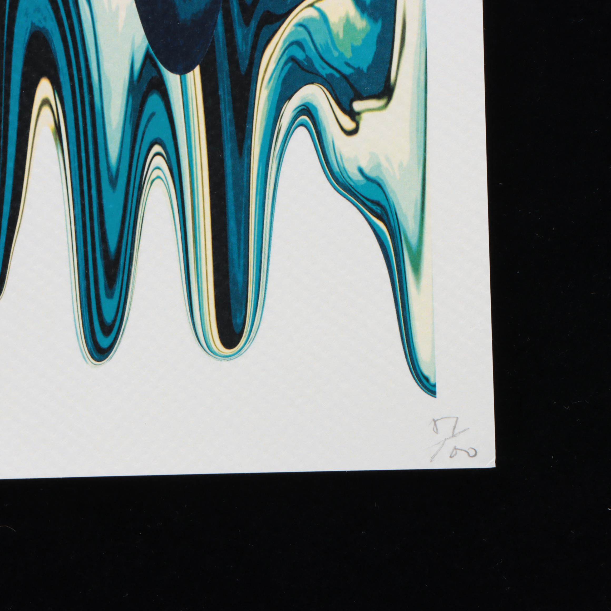 Death NYC Pop Art Graphic Print of Snoopy x Great Wave | EBTH