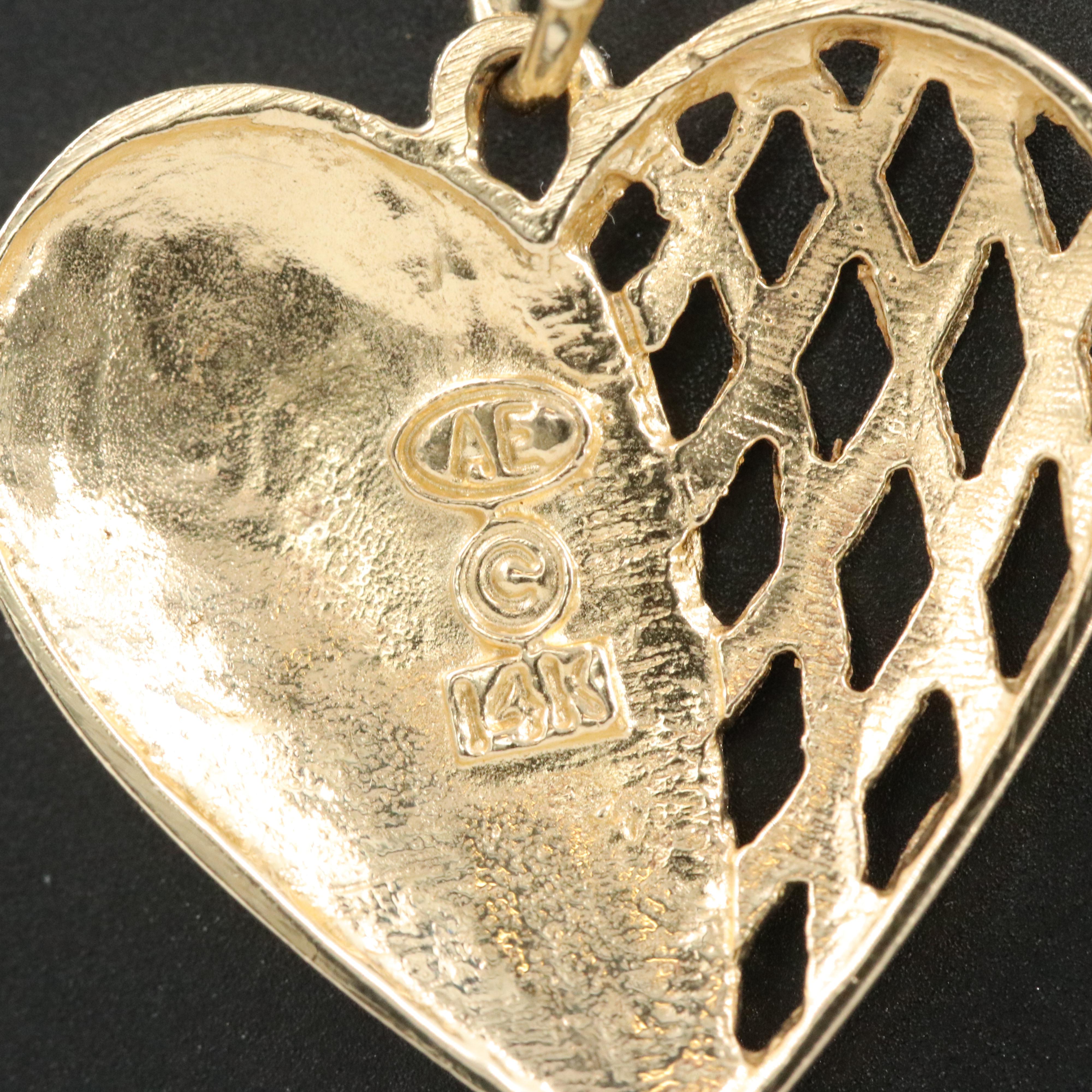 14K Heart Pendant | EBTH
