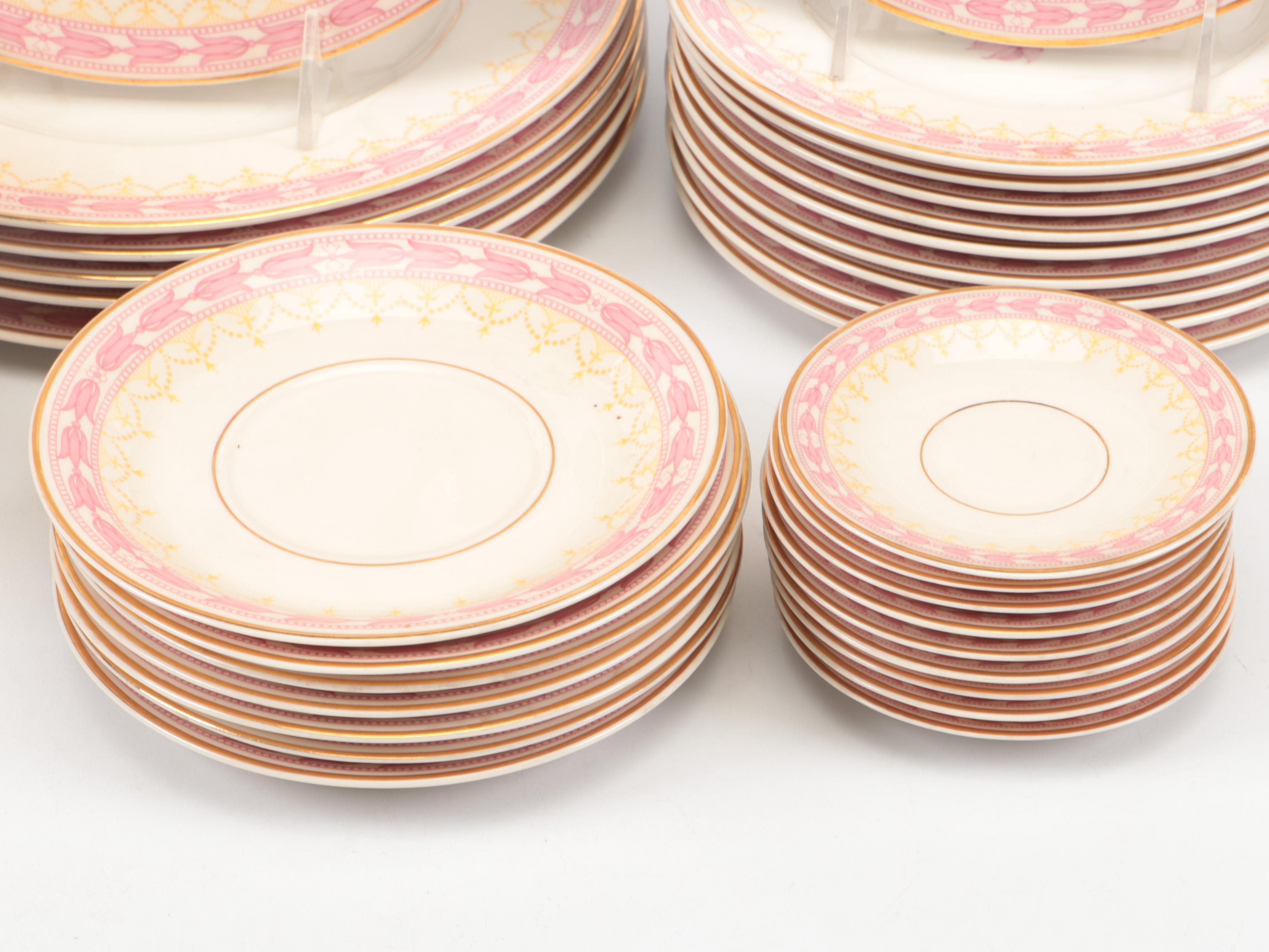 Syracuse China "Betsy Ross Pink" Porcelain Dinnerware | Everything But ...