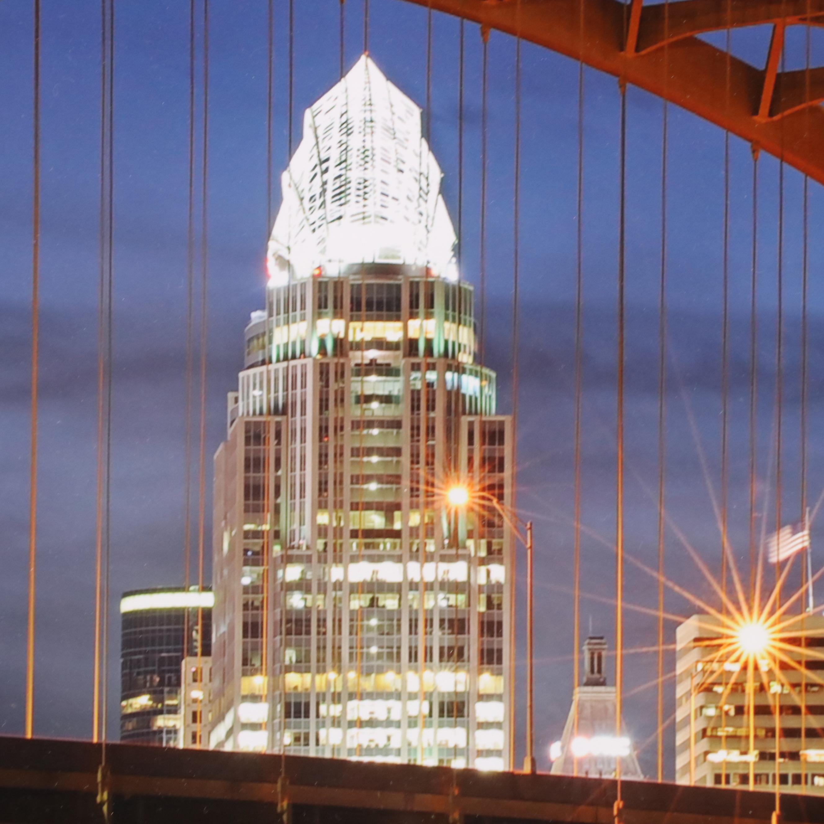 James Miles Wolf Digital Photograph of Cincinnati Skyline, 2012 | EBTH