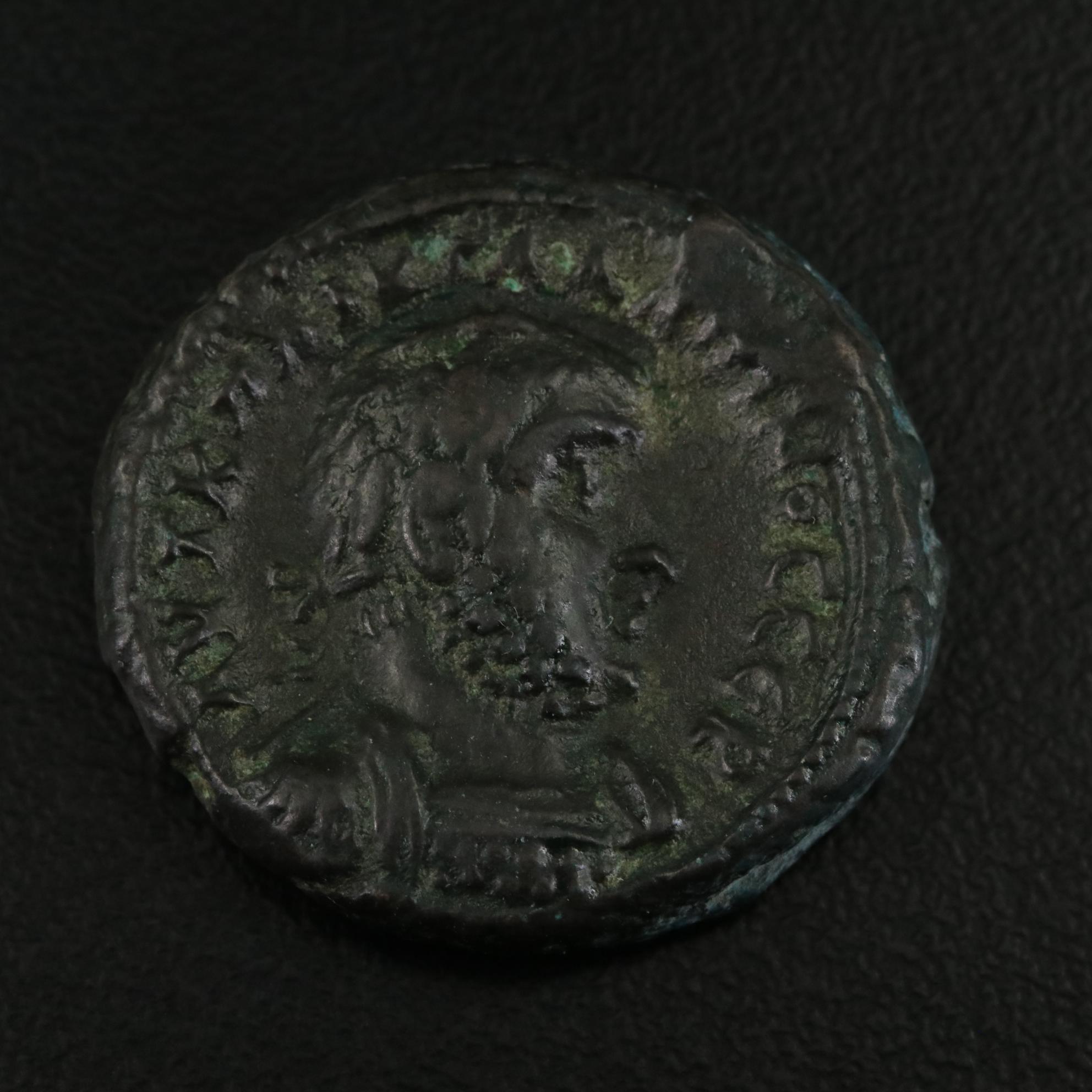 Ancient Egypt, Alexandria Billon Tetradrachm Coin of Gallienus, ca. 253 ...