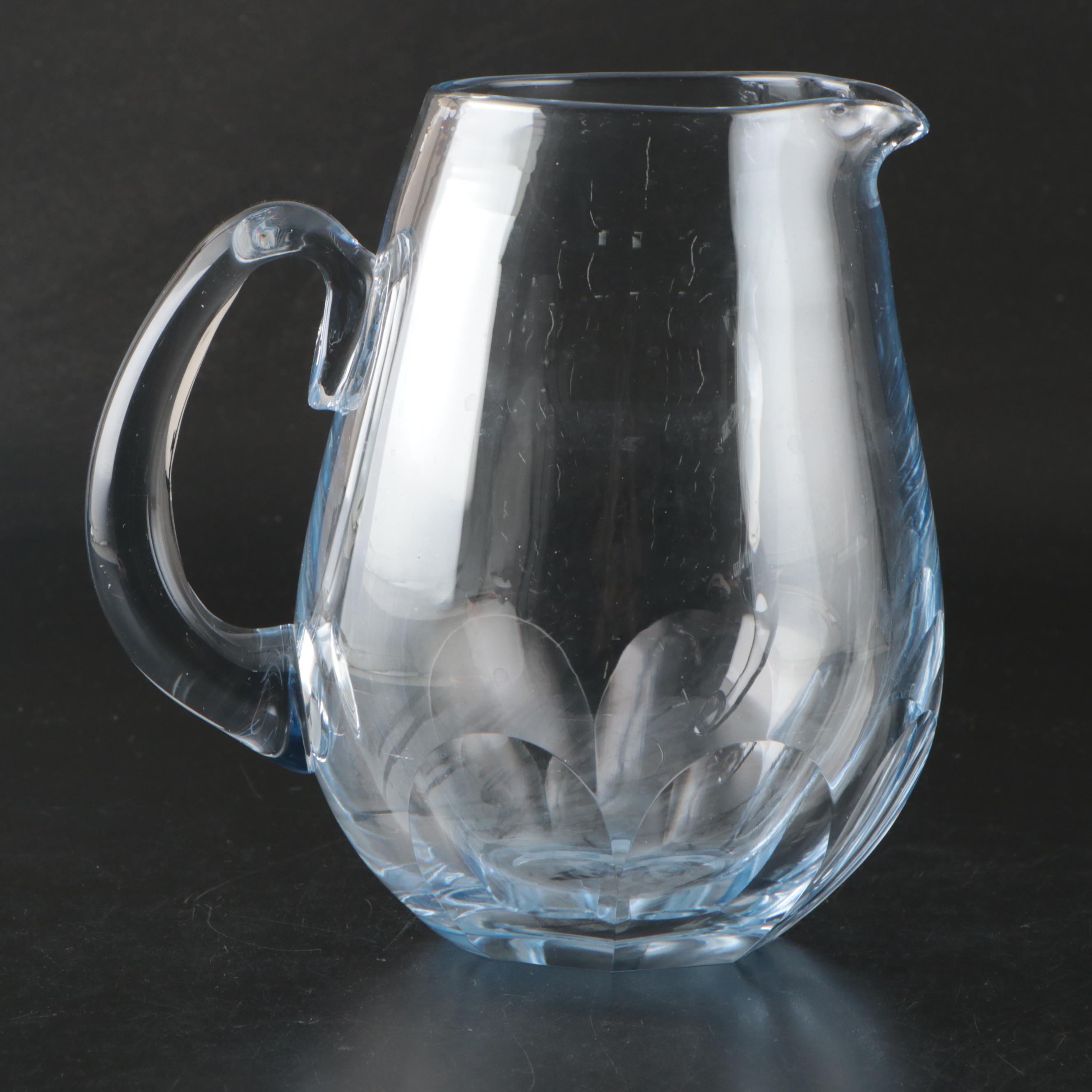 Strömbergshyttan Crystal Pitcher, Nambé Aluminum Bowls, and Dansk Sugar ...