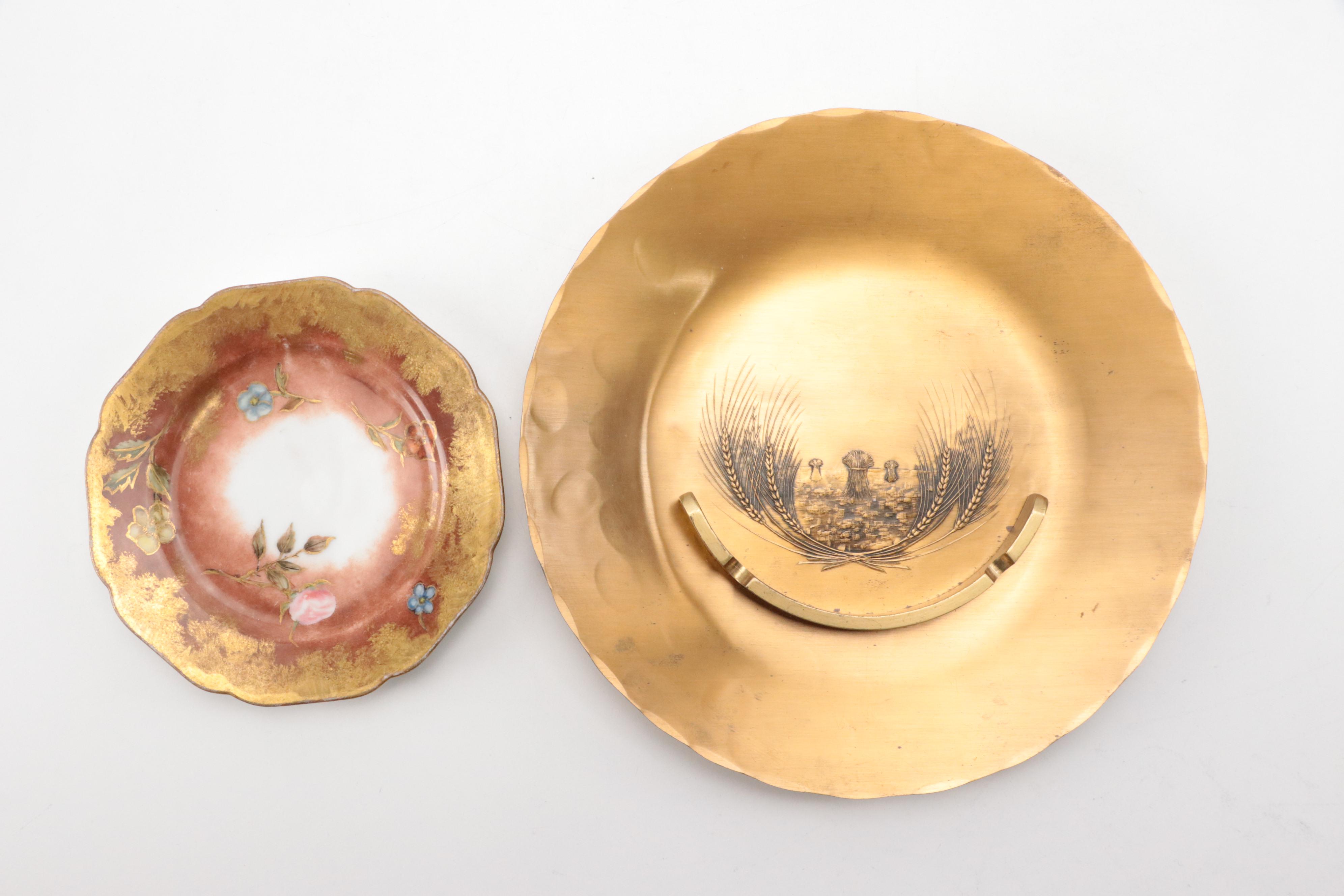 Manning, Bowman & Co. Copper Cloche and Other Table Accessories | EBTH