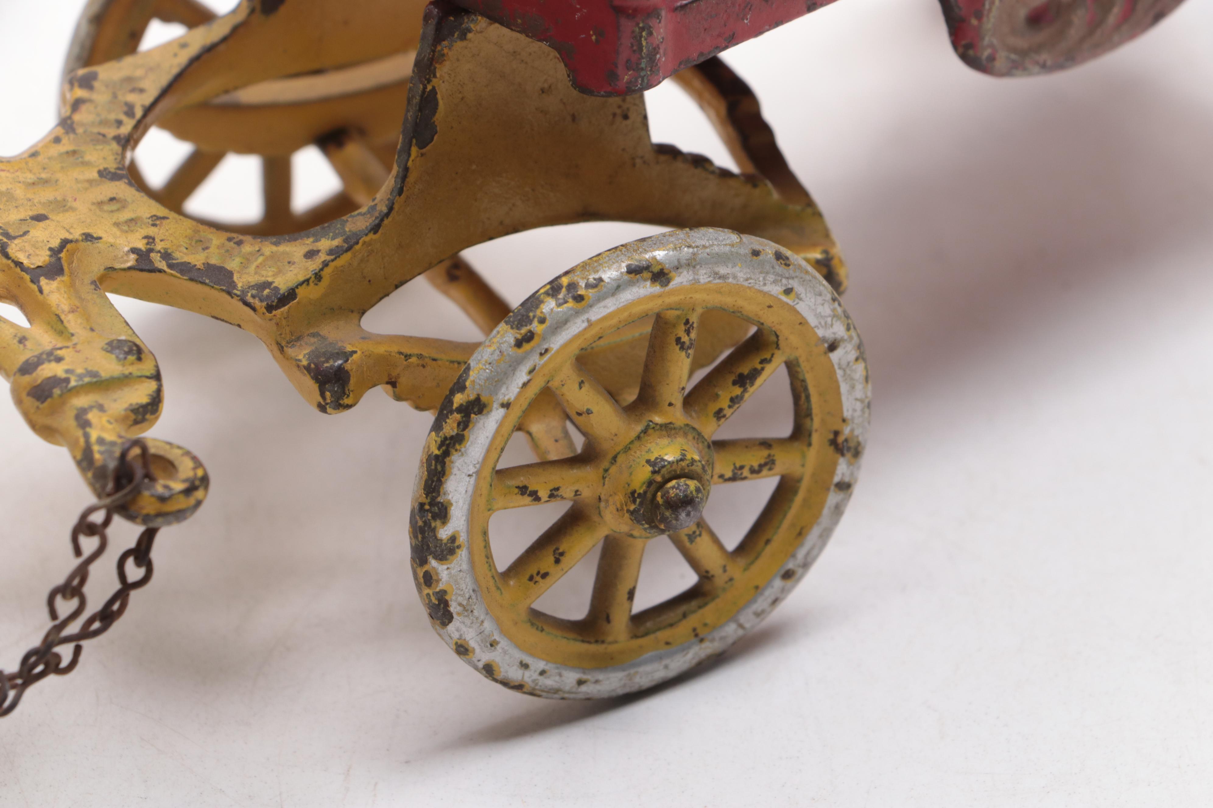 Painted Cast Iron "Overland Circus" Wagon Toys | EBTH