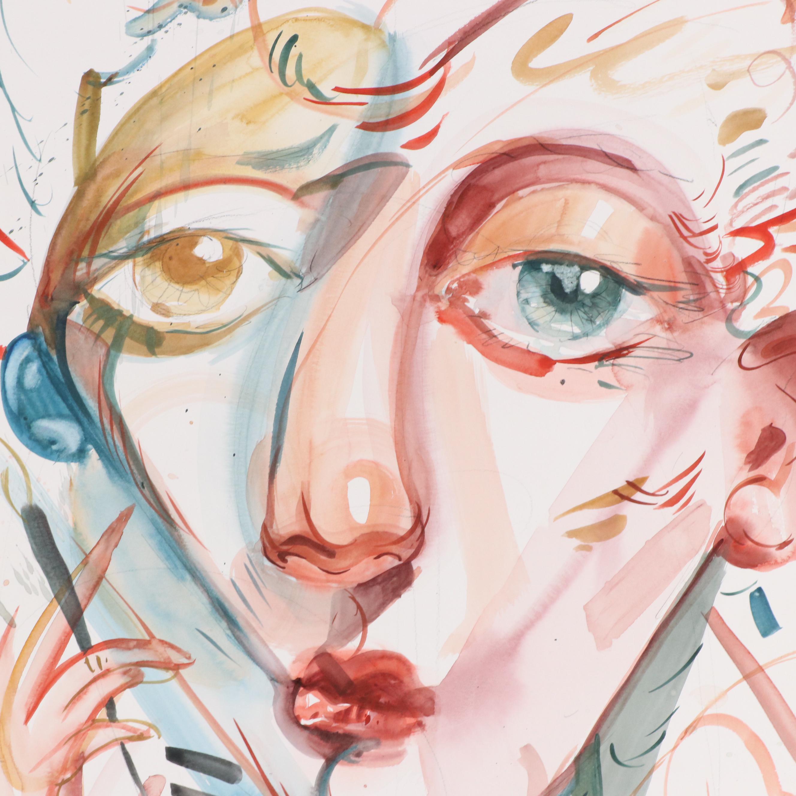 Dan Sabau Watercolor Painting "The Maestro Creating," 2024 | Everything ...