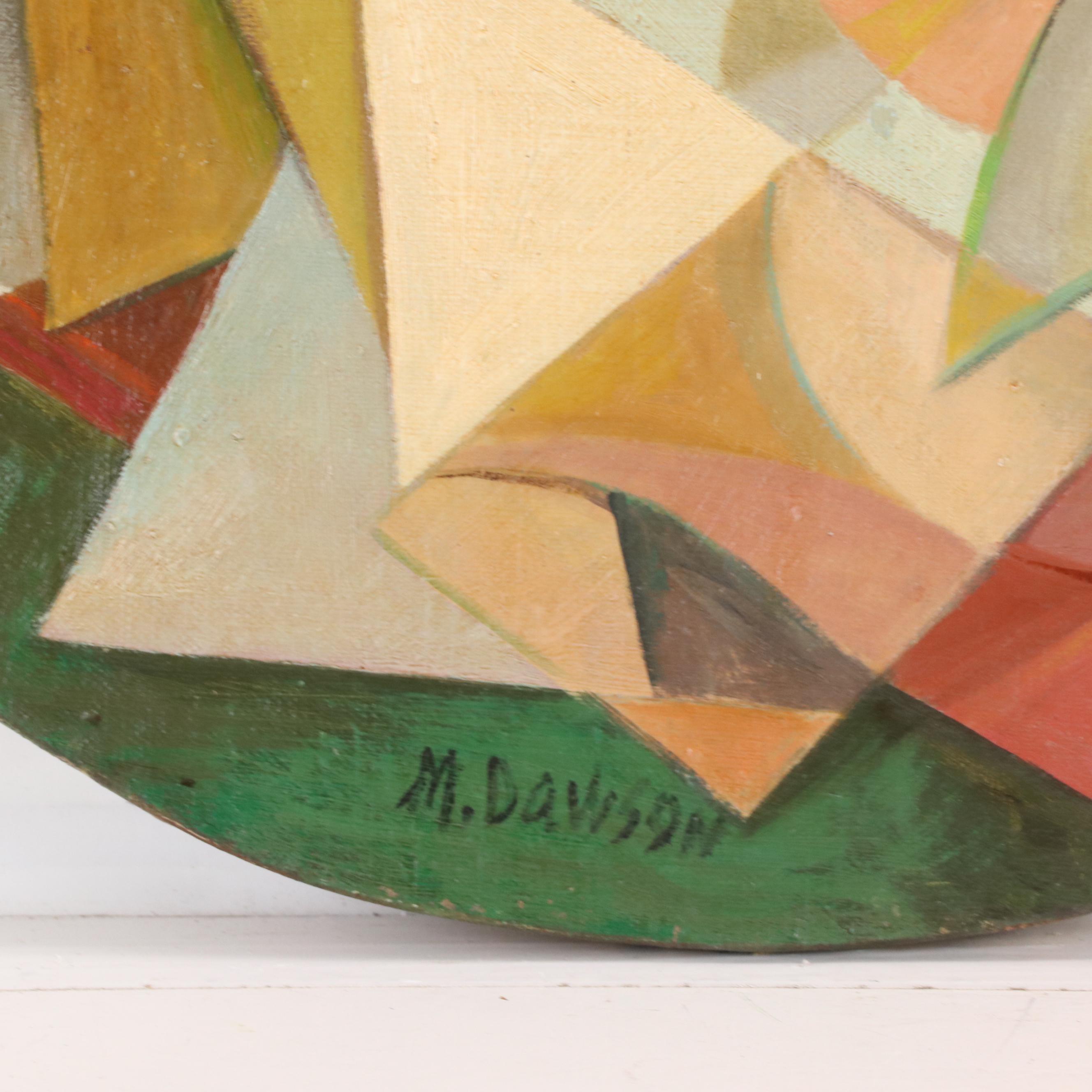 Manierre Dawson (Attributed) Cubist Abstract Oil Painting | Everything ...