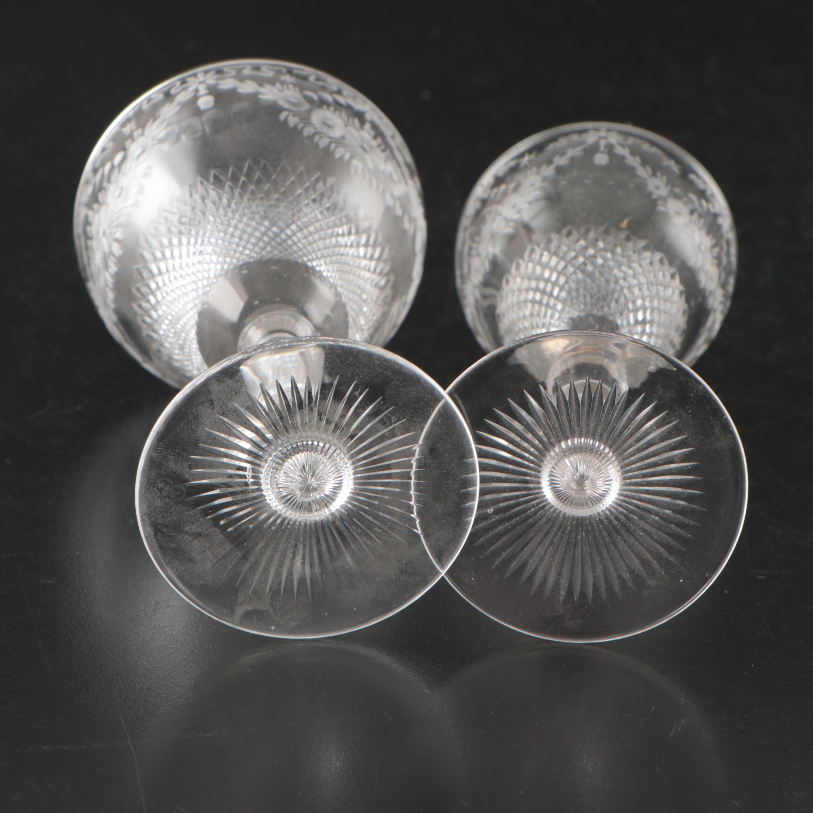 Hawkes and Libbey American Brilliant Cut Glass Tableware | EBTH