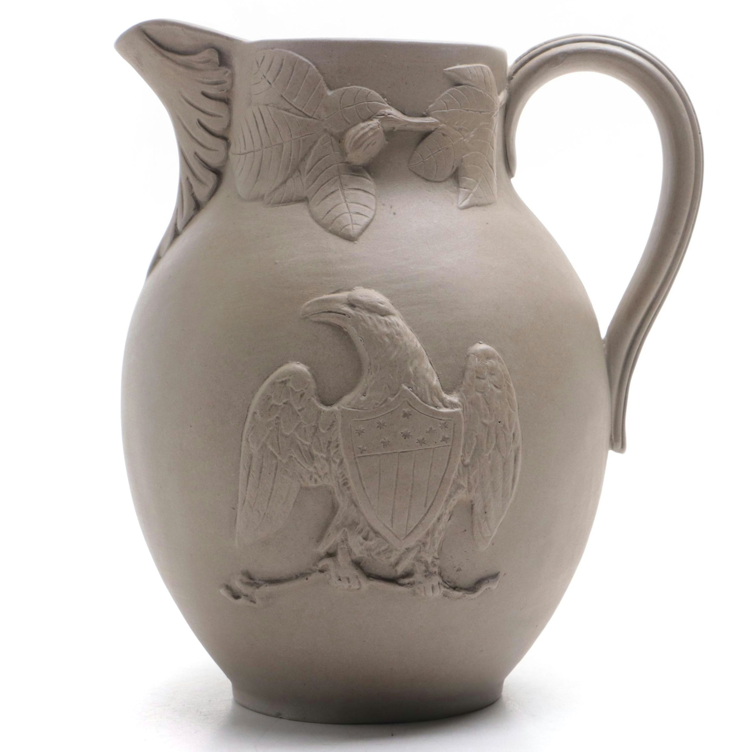 Ferdinand Mersman for Rookwood Pottery Garfield Memorial Pitcher, 1881 ...