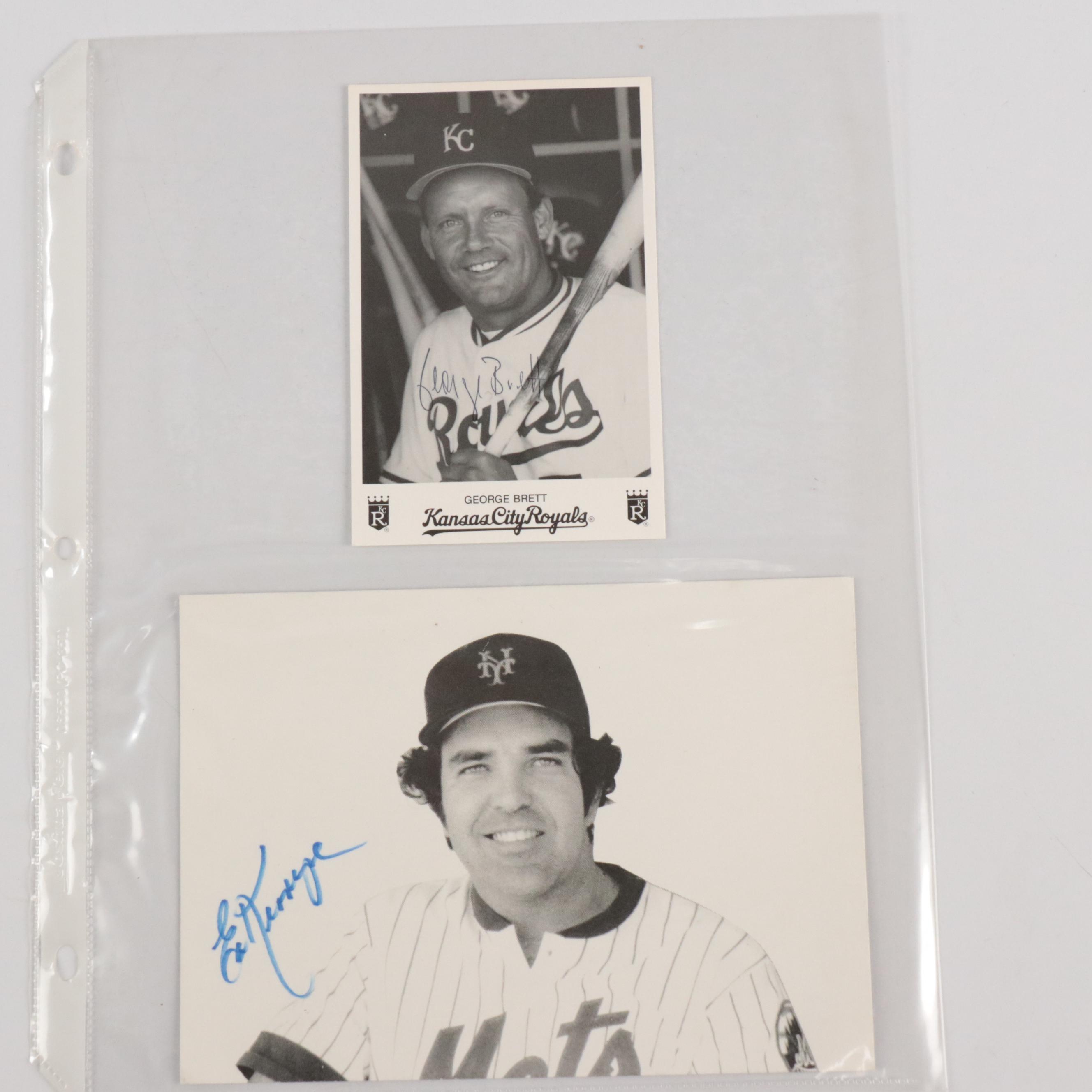 Reggie Jackson, Mike Schmidt, and Other Signed Baseball Prints with ...