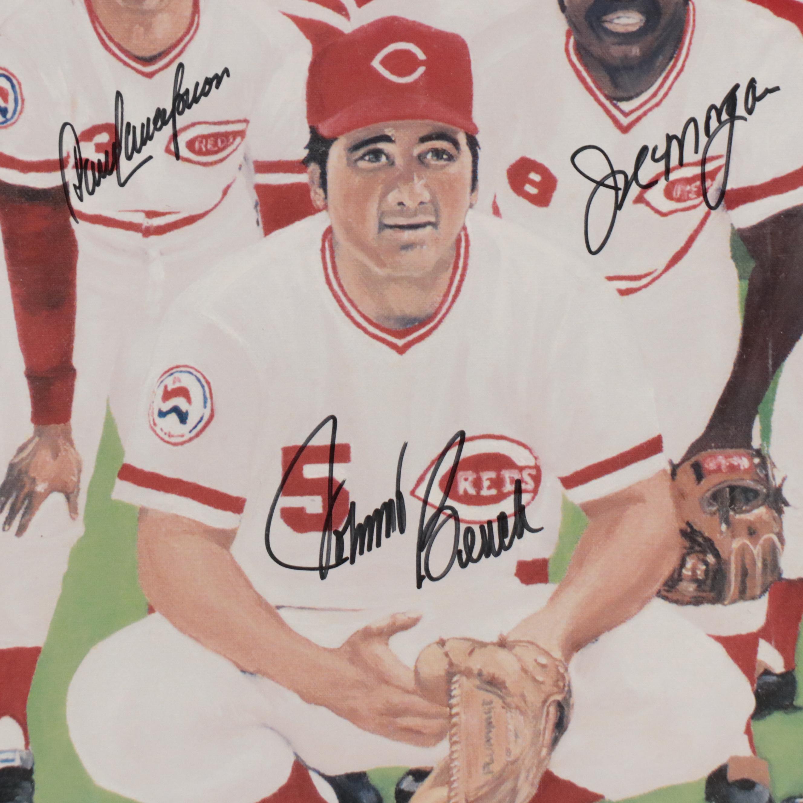 Cincinnati Reds Signed "The Big Red Machine Starting 8" with Rose ...