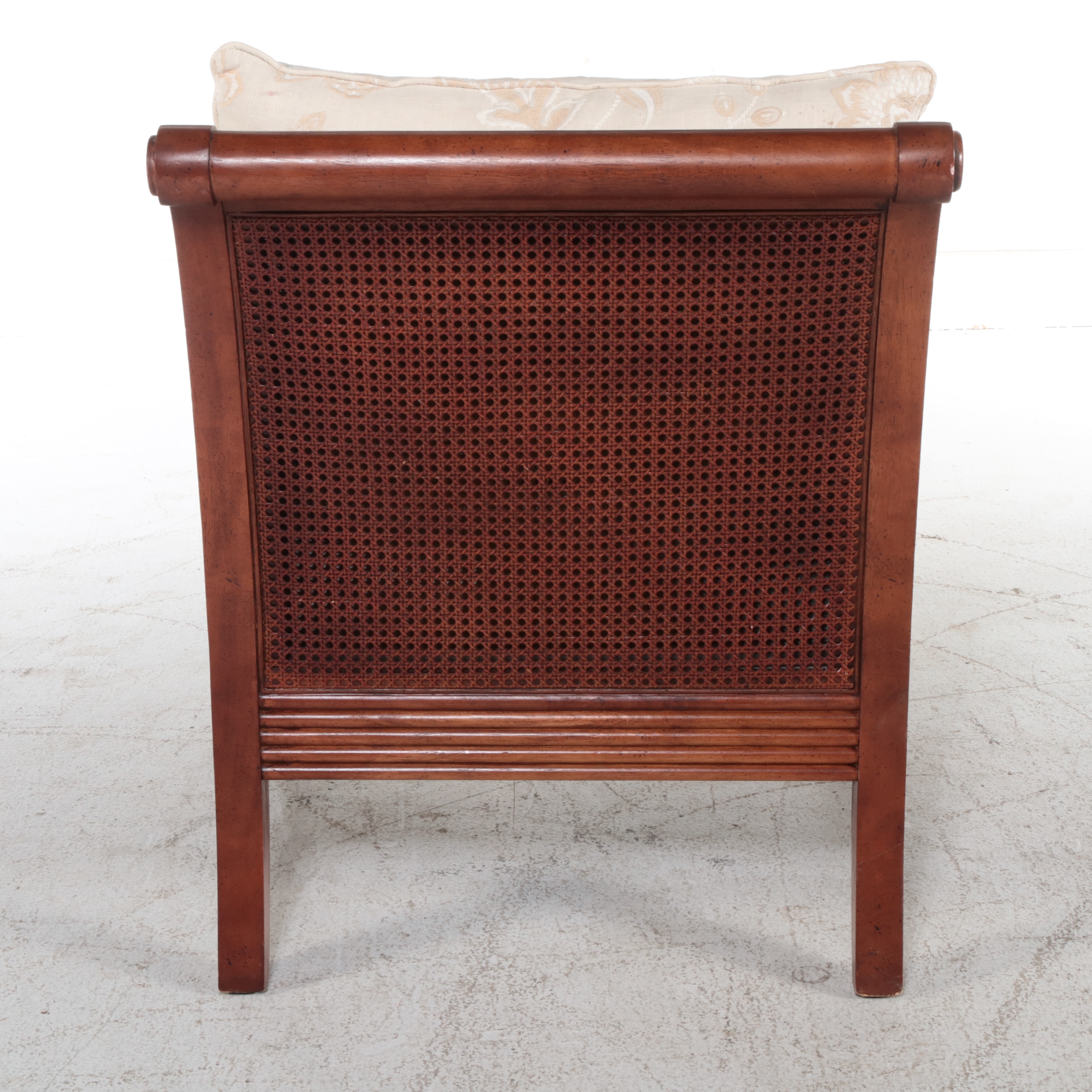 Thomasville Wood and Wicker Armchair, 2004 | Everything But The House