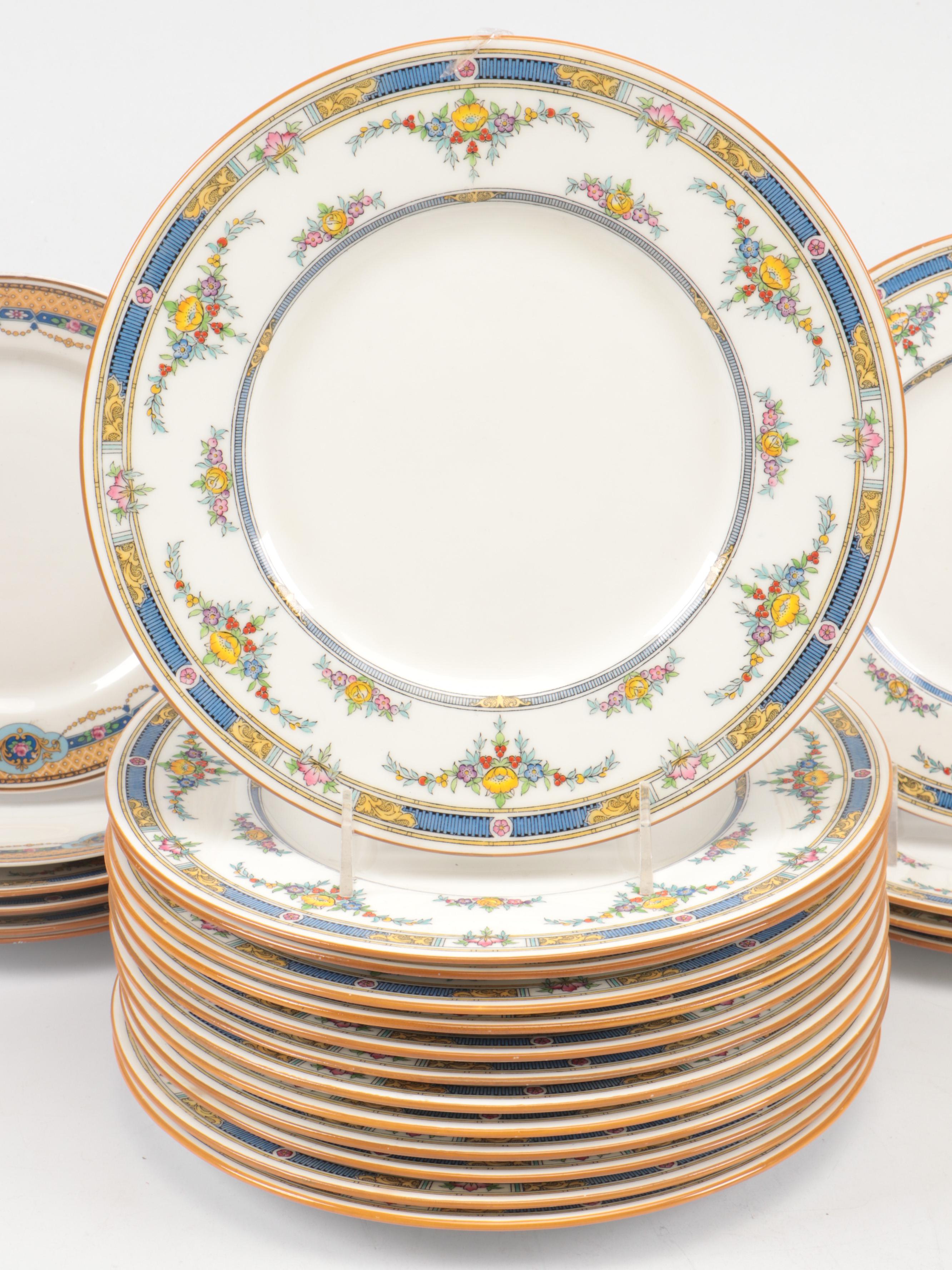 Minton "Princess" and Other Porcelain Dinnerware, Early 20th C ...