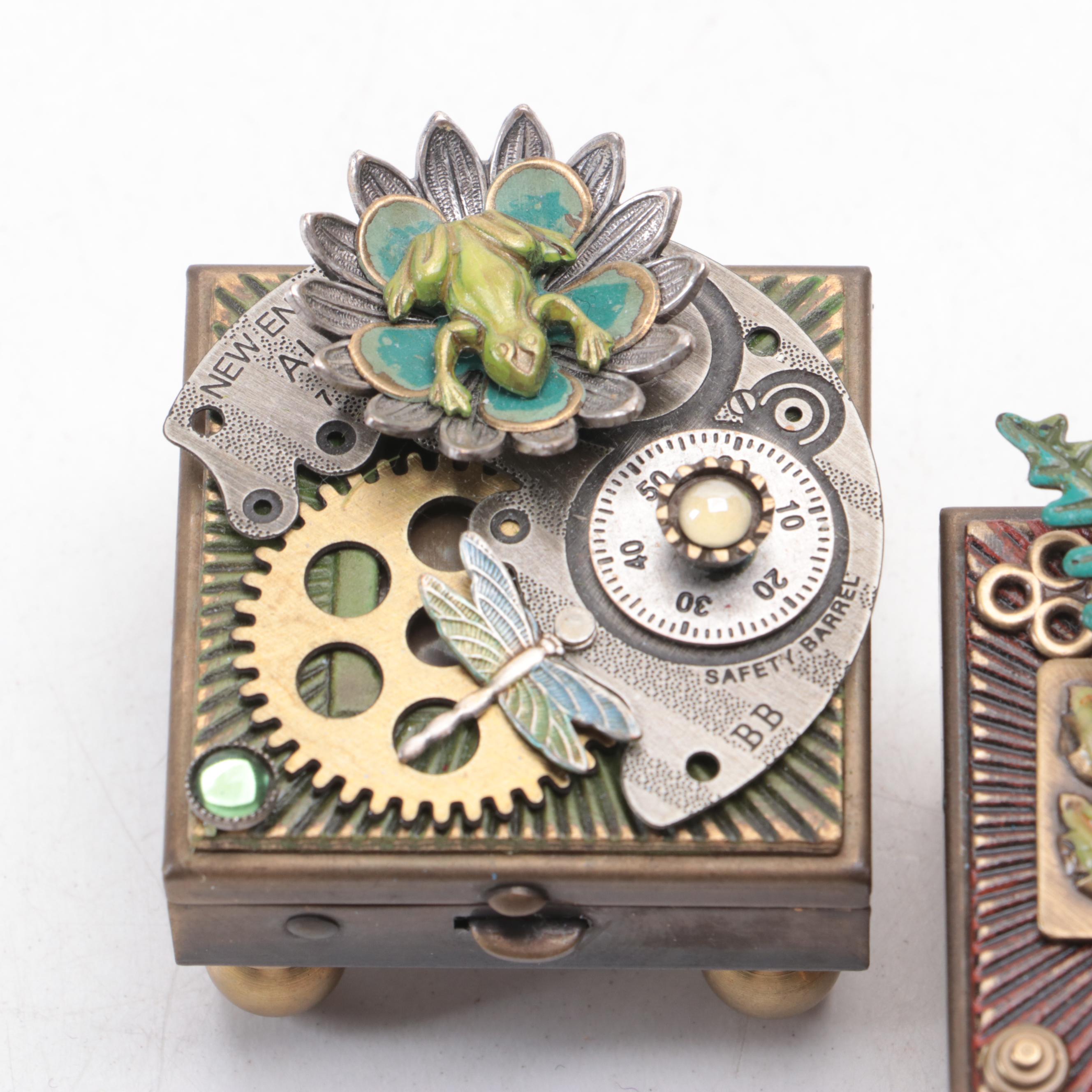 Jim Mullen Mullanium Collection Metal Footed Boxes | Everything But The ...