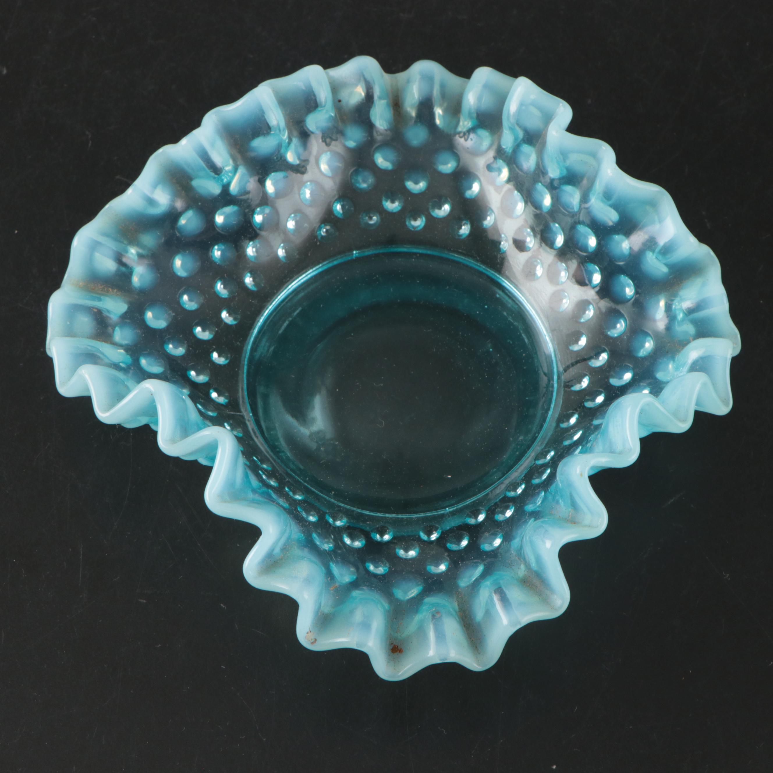 Fenton Silver Crest Plate with Hobnail and Other Tableware and Decor ...