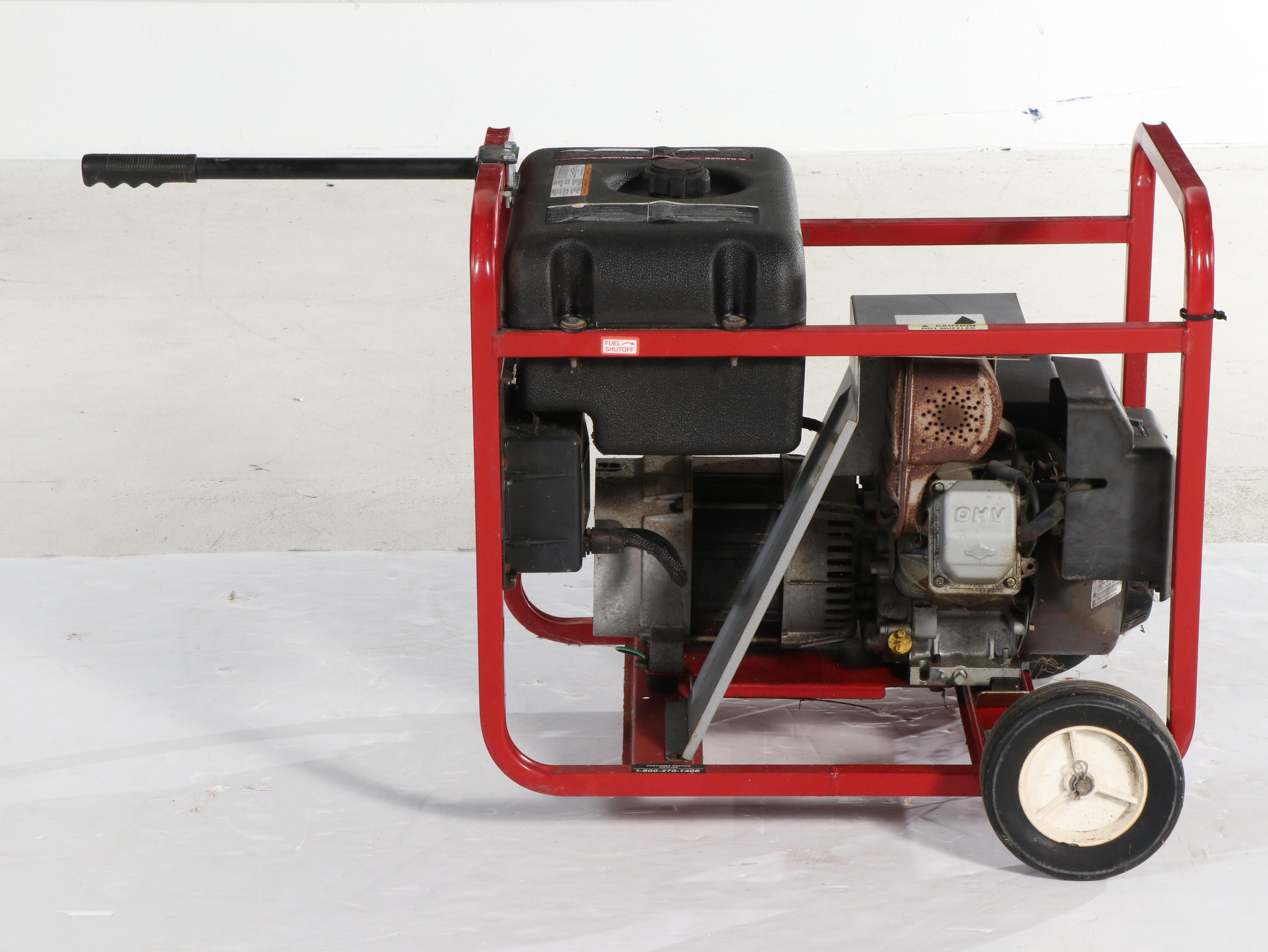 Generac 5000 Portable Gas Powered Generator | Everything But The House