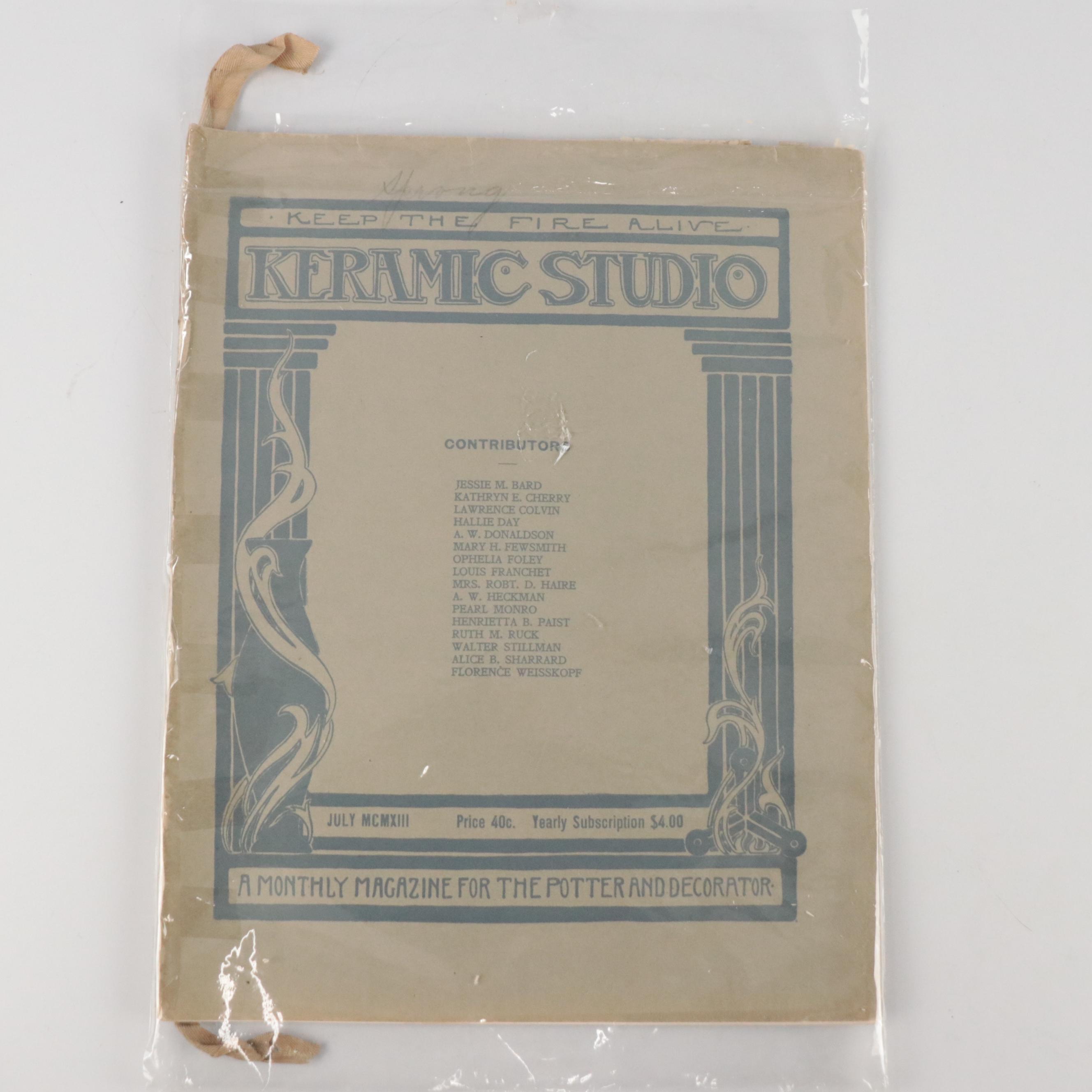 "Keramic Studio" Magazine Collection, Early 20th Century | EBTH