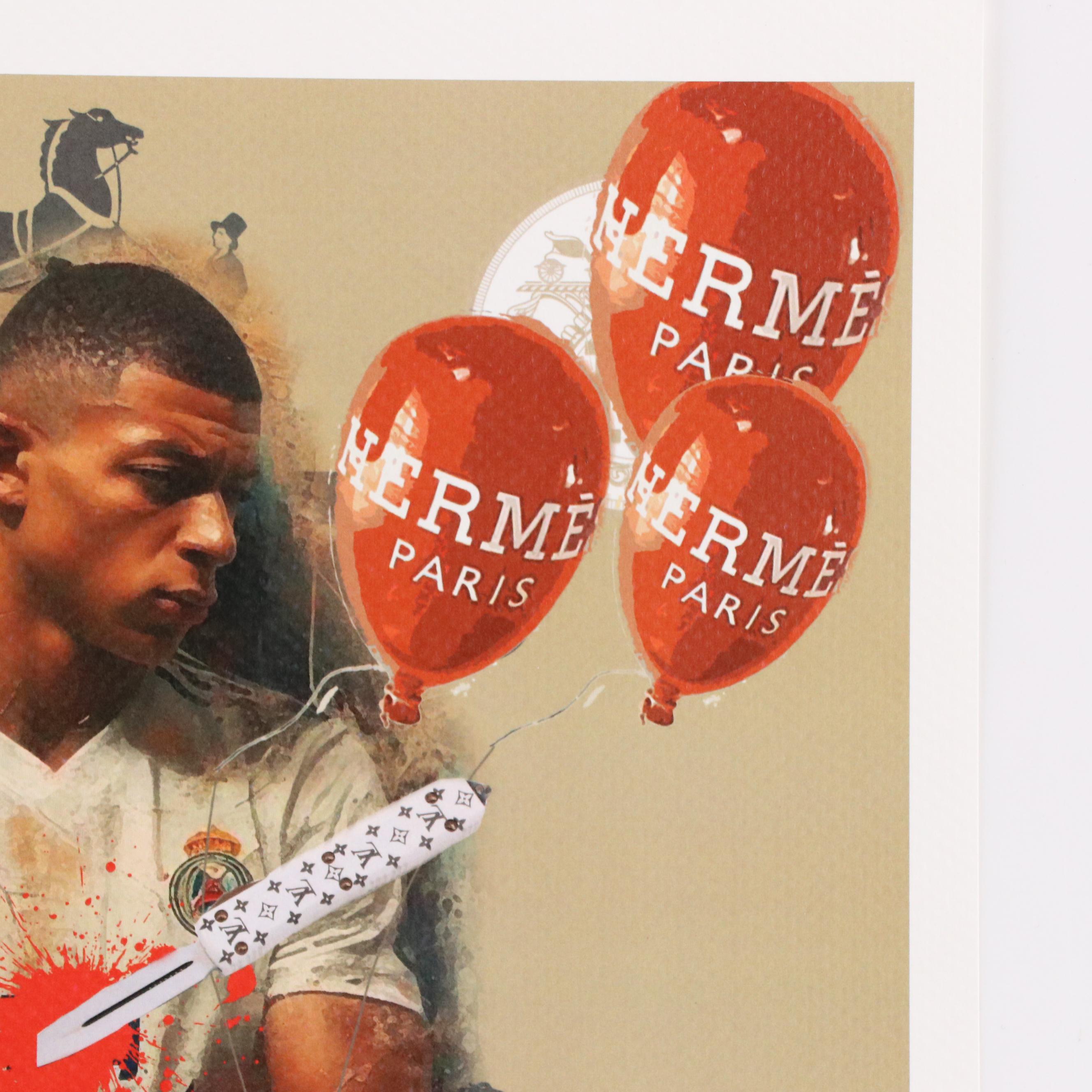 Death NYC Graphic Digital Print Featuring Kylian Mbappé, 2023 | EBTH