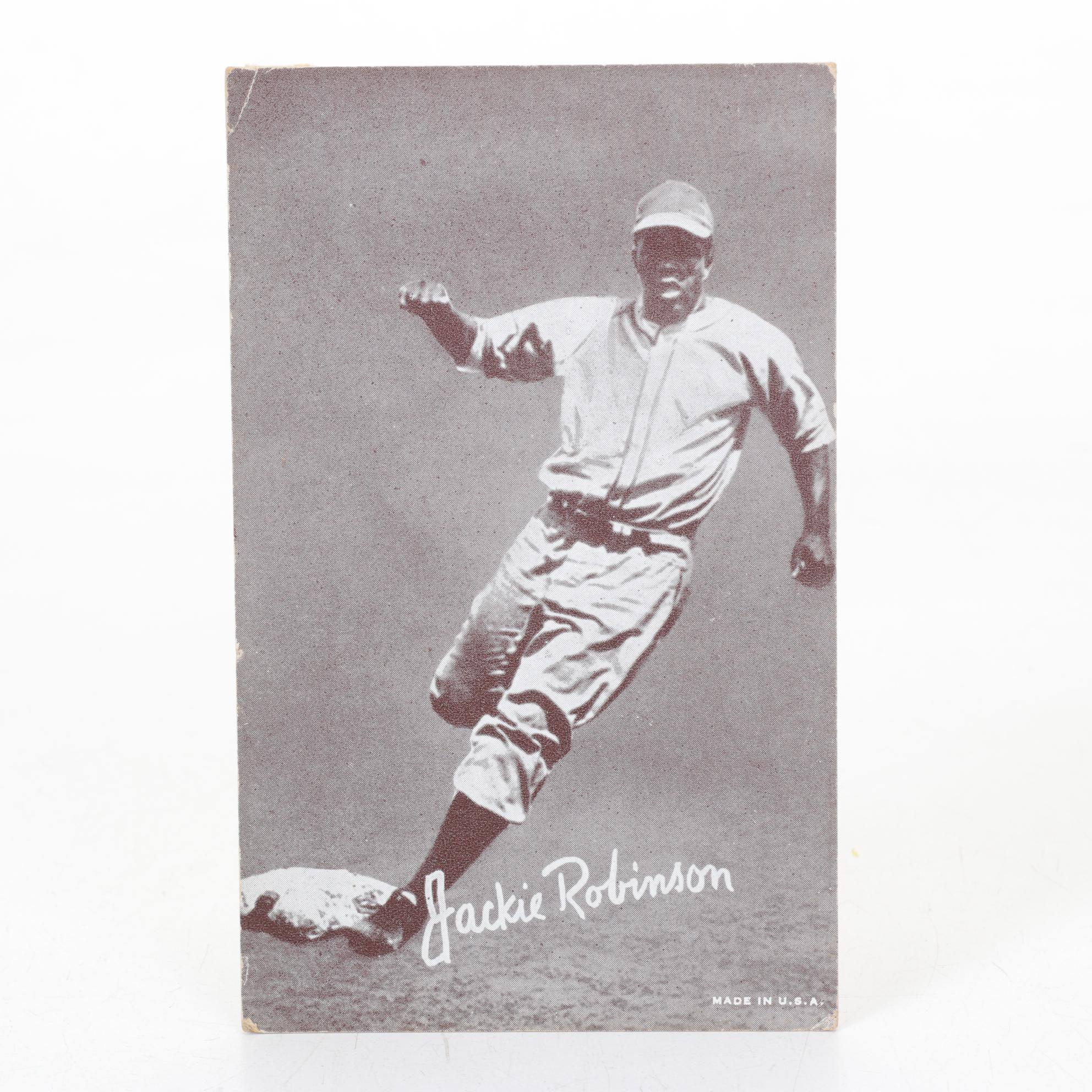 1947-1966 Hall of Fame Exhibit Cards of Jackie Robinson | EBTH